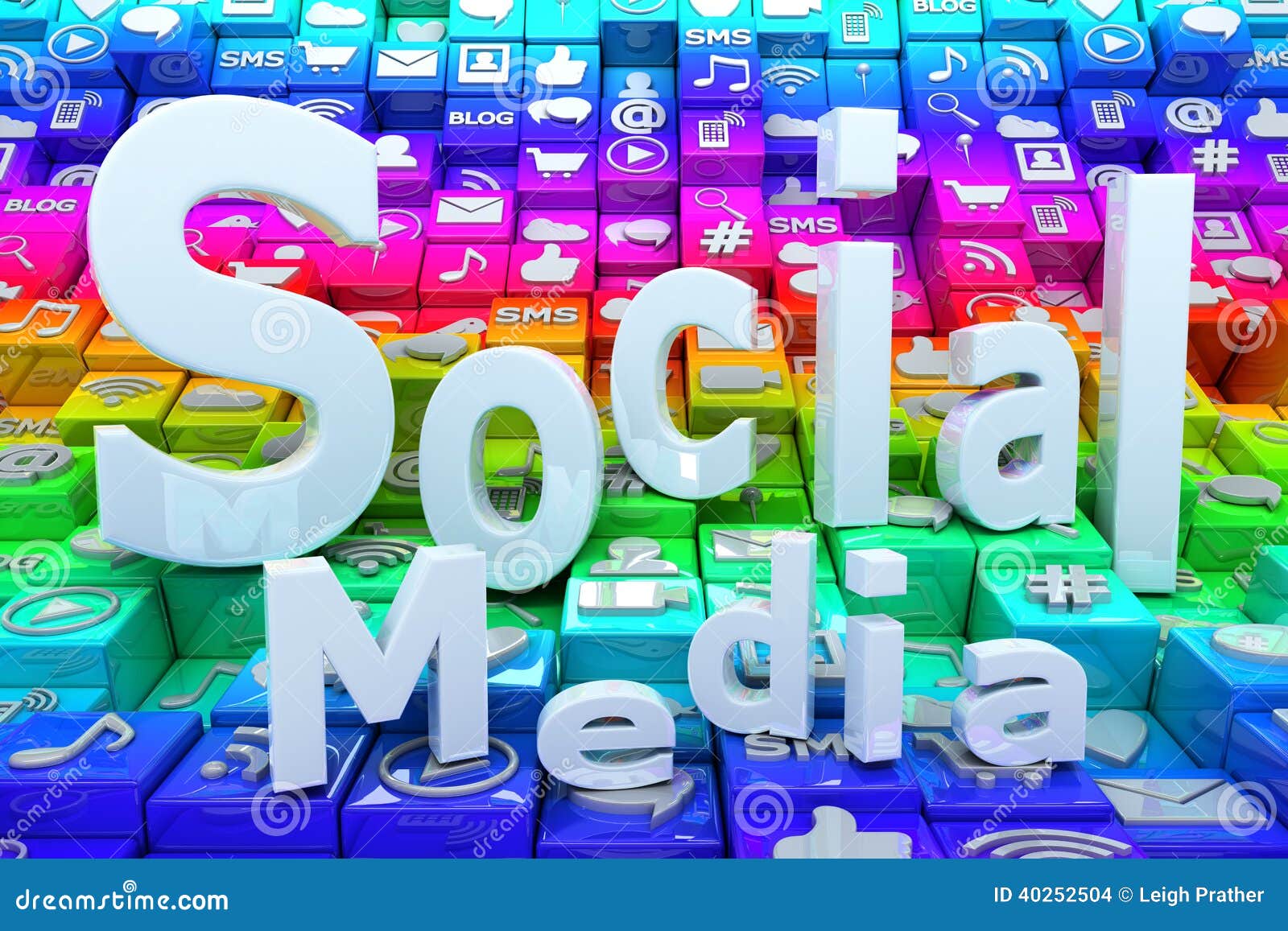 Social media background stock illustration. Illustration of creativity ...