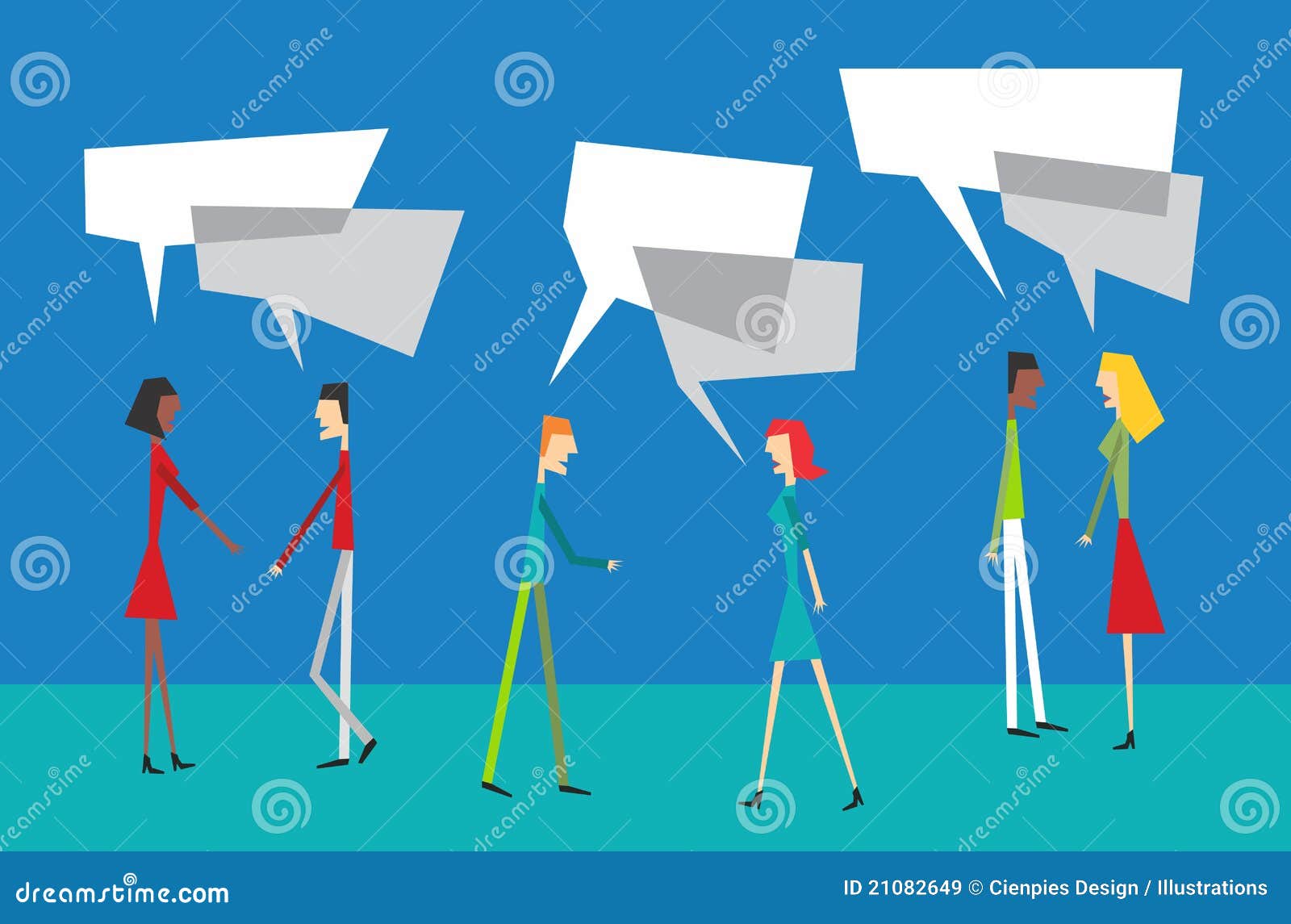 Social Media Balloon Communication Stock Vector - Illustration of media ...
