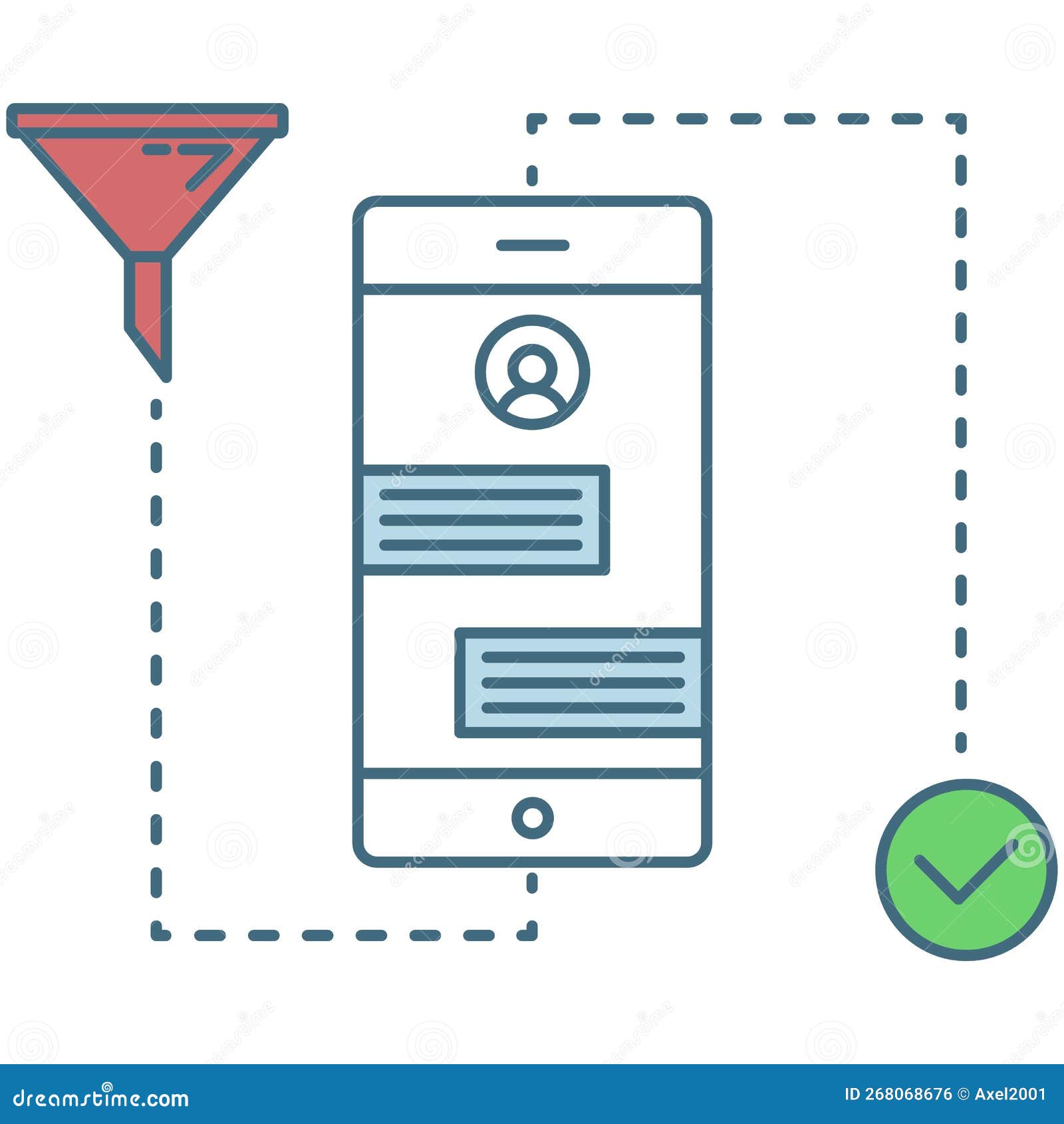 Social Media Bot, Messenger Chatbot, Auto-reply Software Icon Stock ...