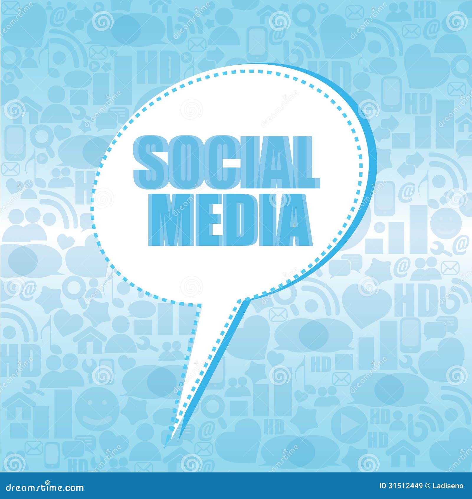 Social media box stock vector. Illustration of success - 31512449