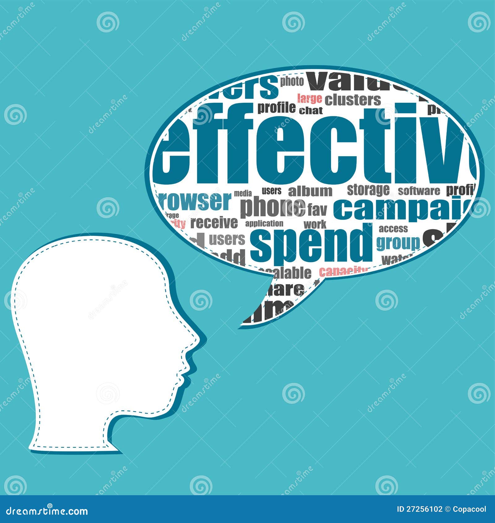 Social Media Business People Talk Stock Vector - Illustration of ...