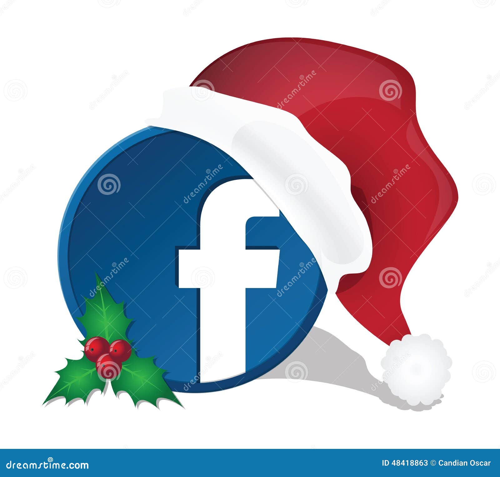Social Media Christmas Icons Editorial Stock Photo - Illustration of ...