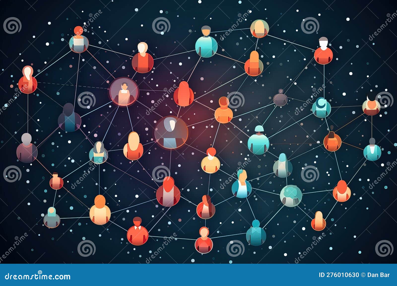 Social Media Communication Link, Virtual Reality, Global ...