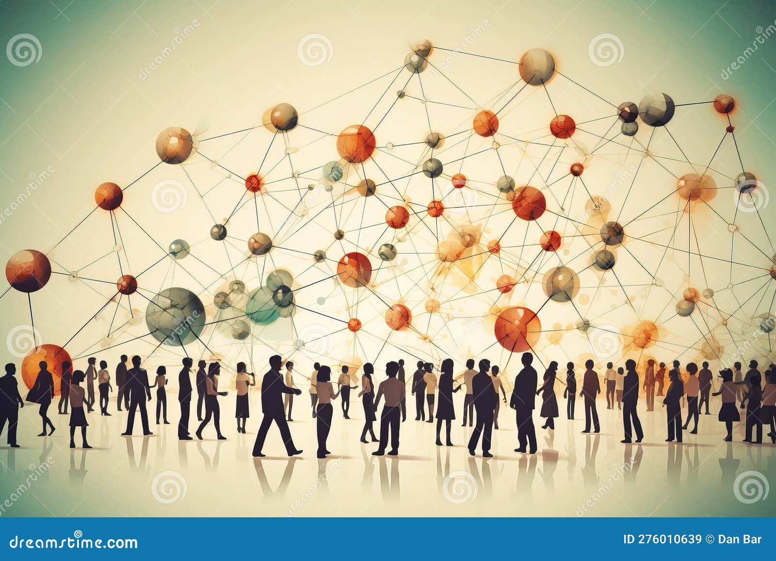 Social Media Communication Link, Virtual Reality, Global ...