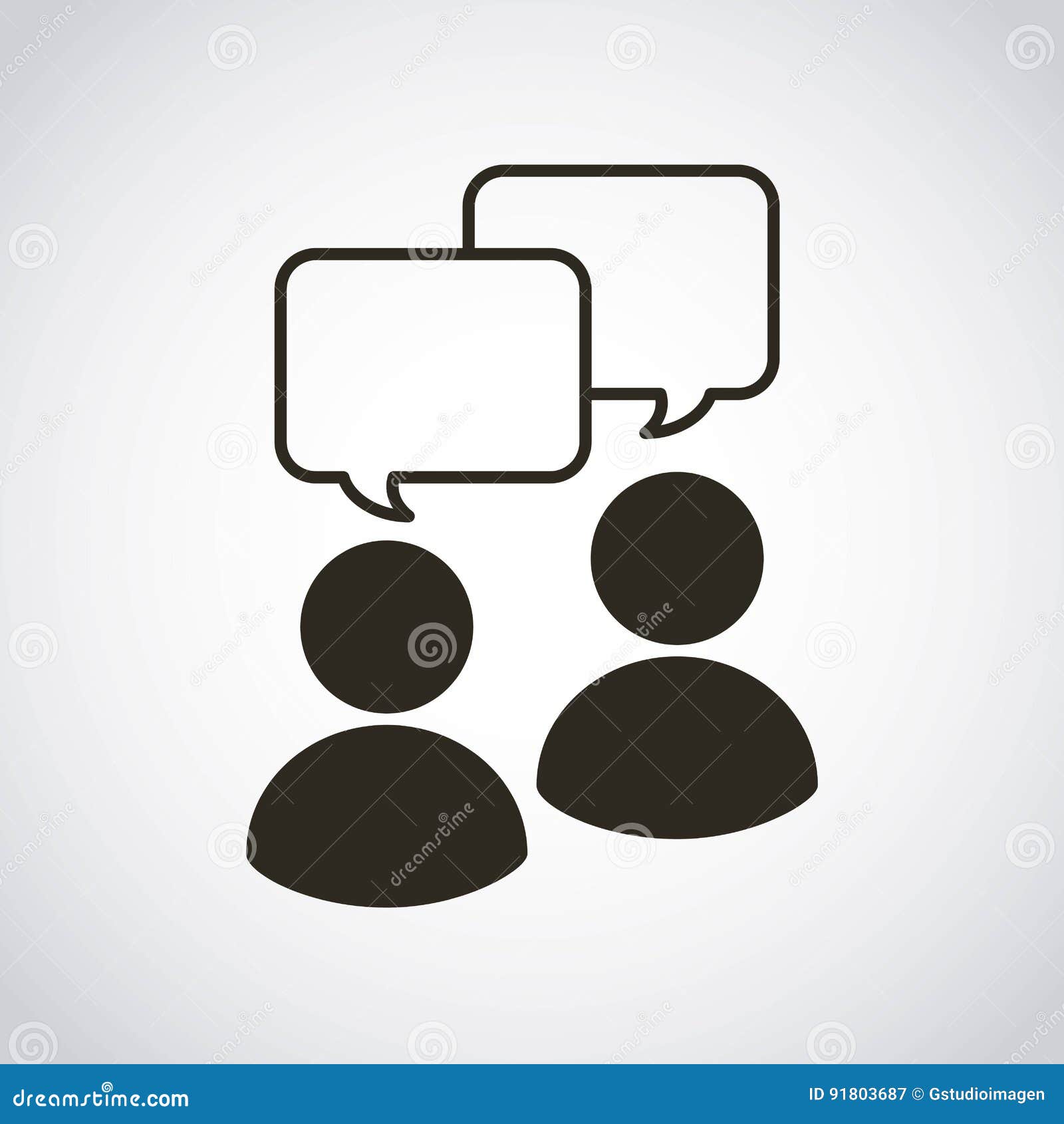Social Media Community Icon Stock Vector - Illustration of social ...