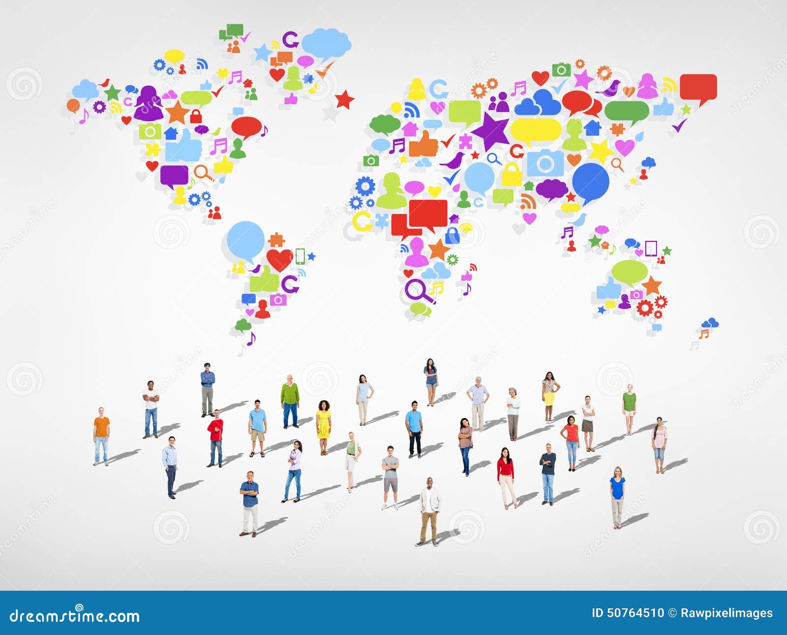 Social Media Community Worldwide Connection Concept Stock Illustration ... Social Media Community Worldwide Connection Concept Stock Illustration ...
