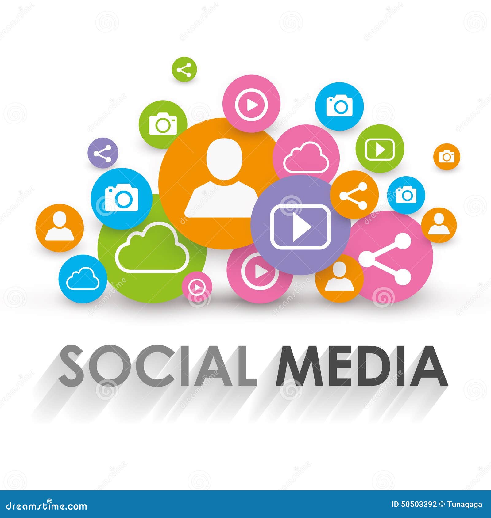 Social Media Concept Vector Illustration Design Stock Vector ...