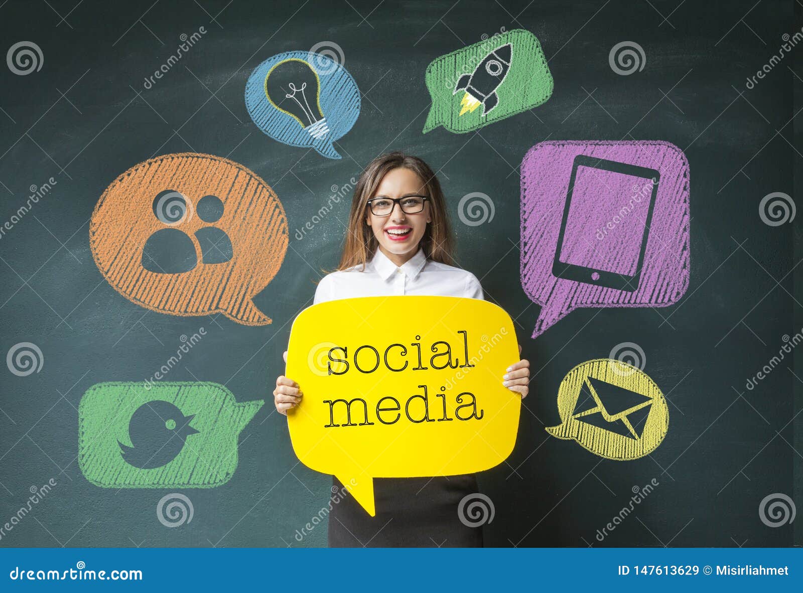 Social media concept stock image. Image of business - 147613629