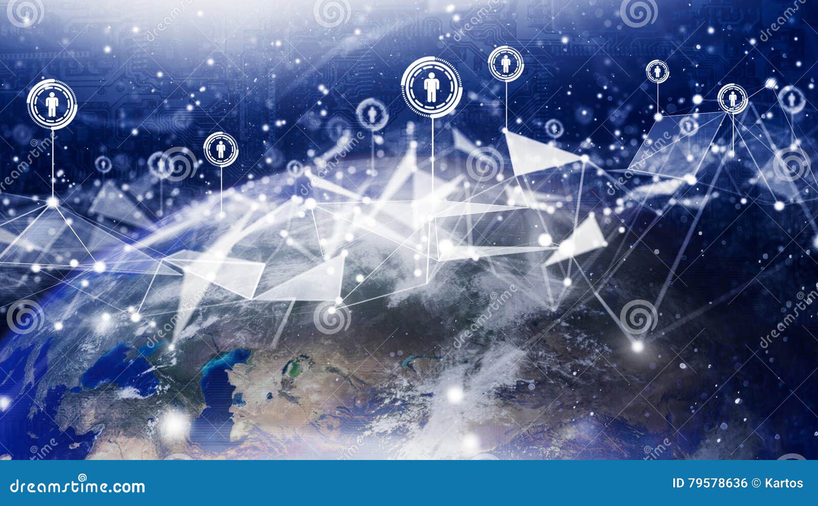 Social media connection stock photo. Image of global - 79578636