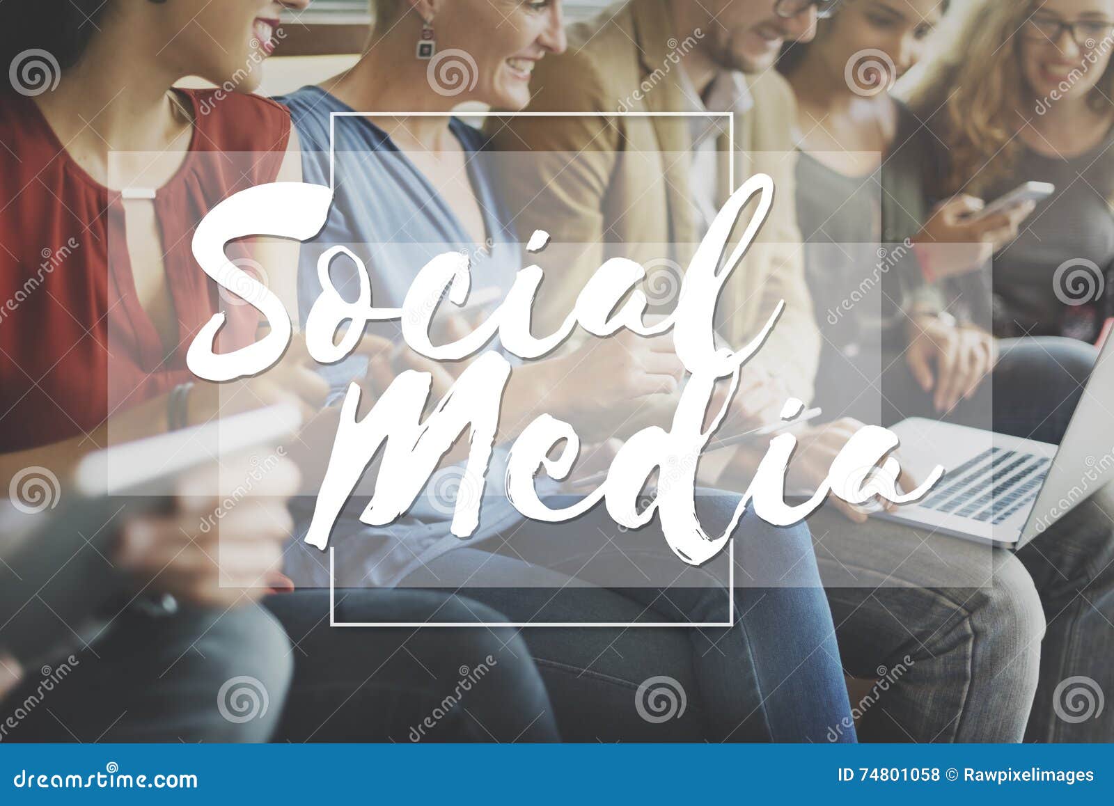Social Media Connection Networking Chat Concept Stock Photo - Image of ...