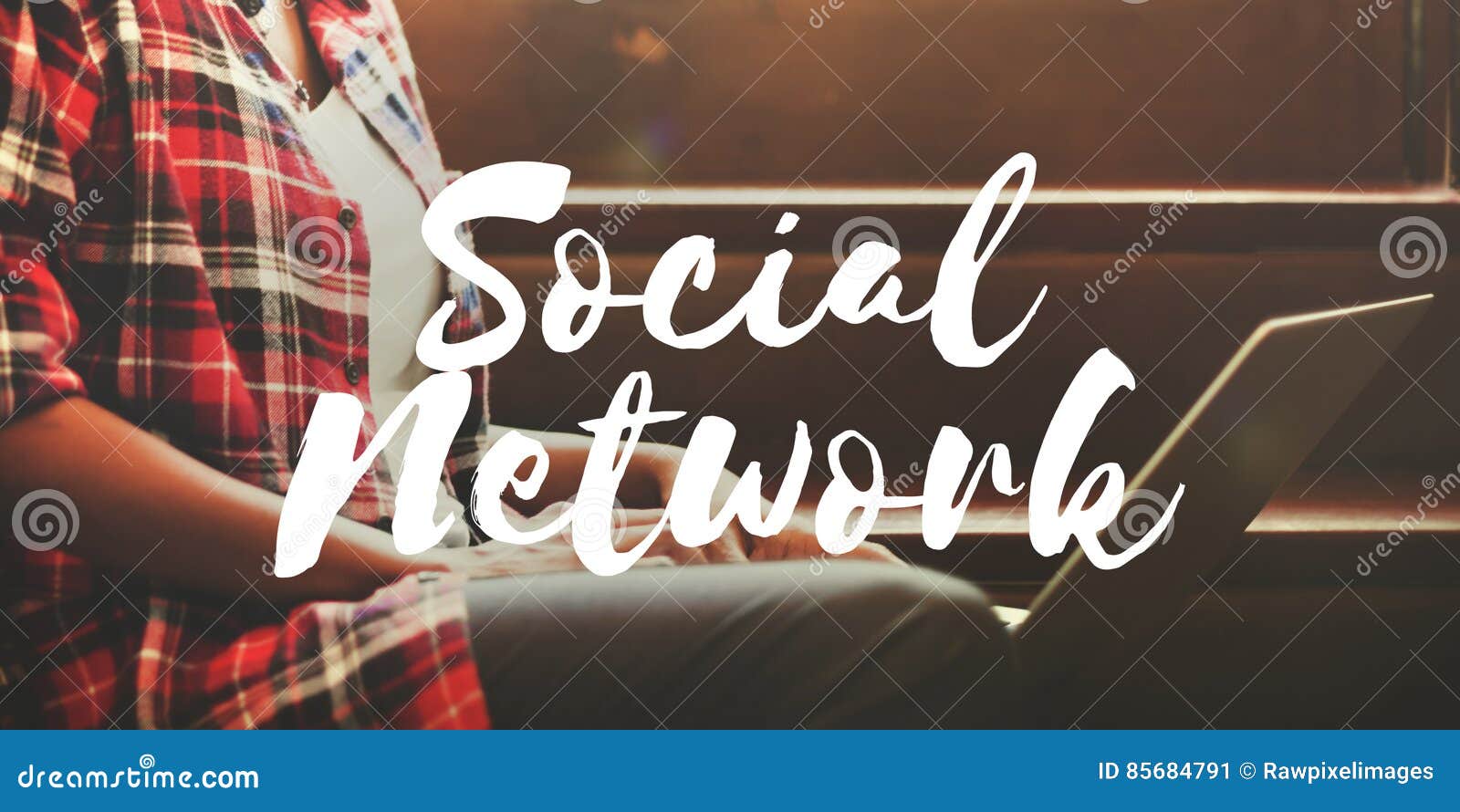 Social Media Connection Networking Chat Concept Stock Image - Image of ...