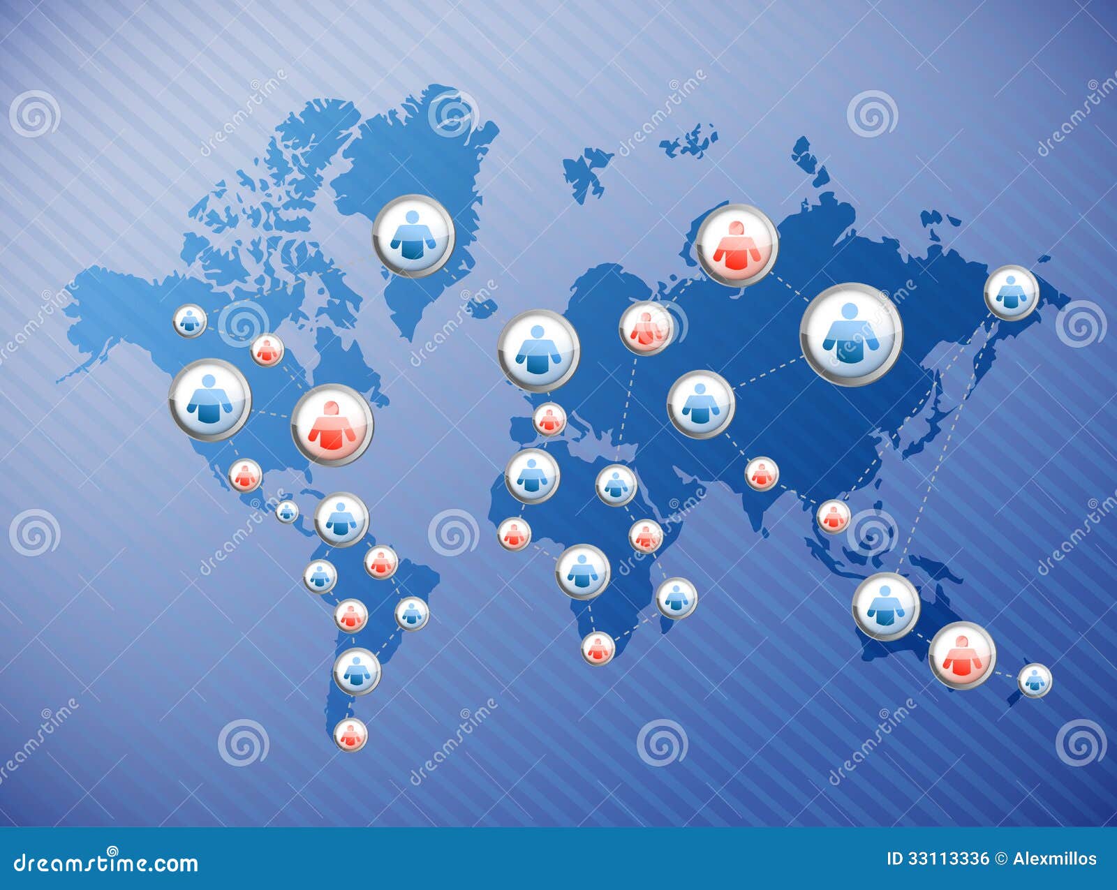 Social Media Connections Illustration Stock Illustration - Illustration ...