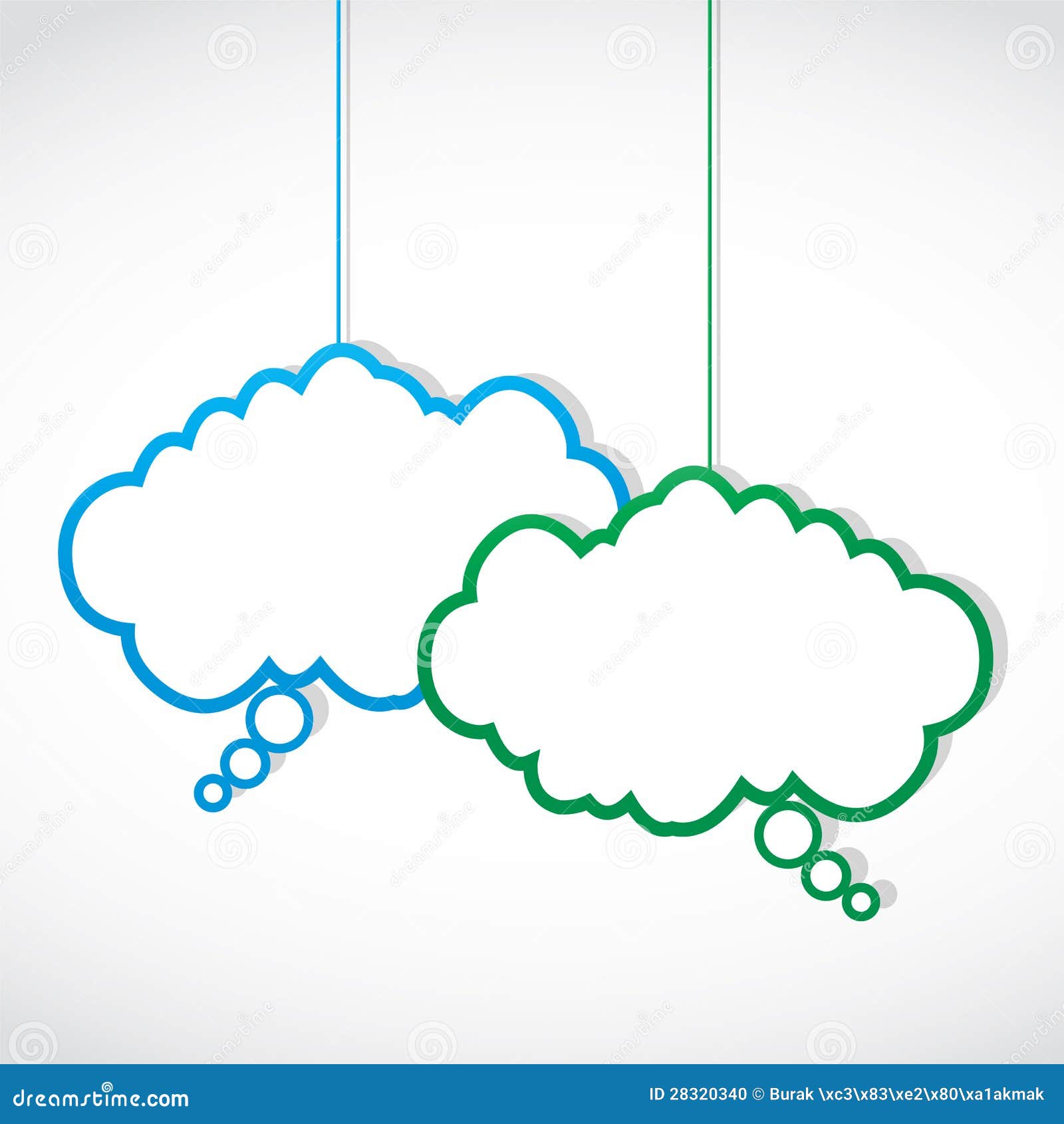 Social Media Conversation Cloud Stock Vector - Illustration of cloud ...