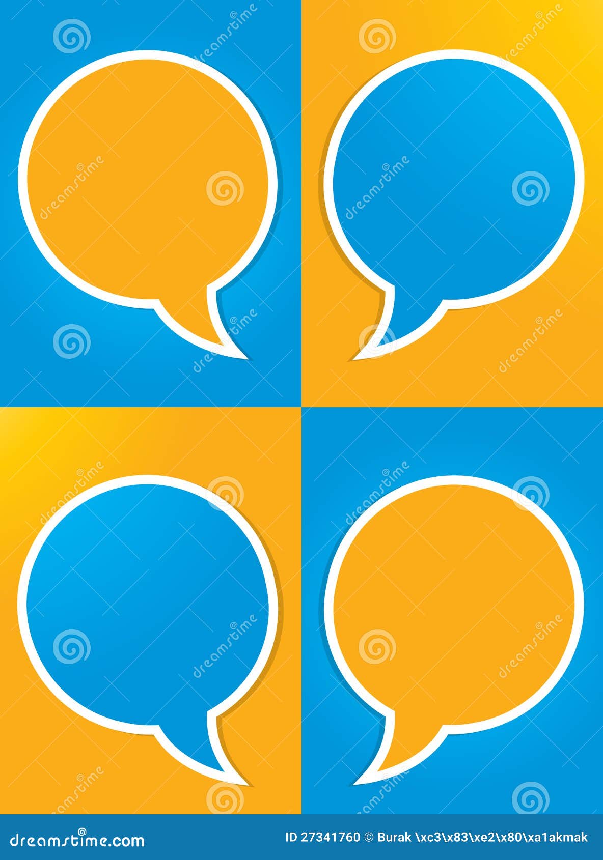 Social Media Conversation Design Stock Vector - Illustration of dialog ...