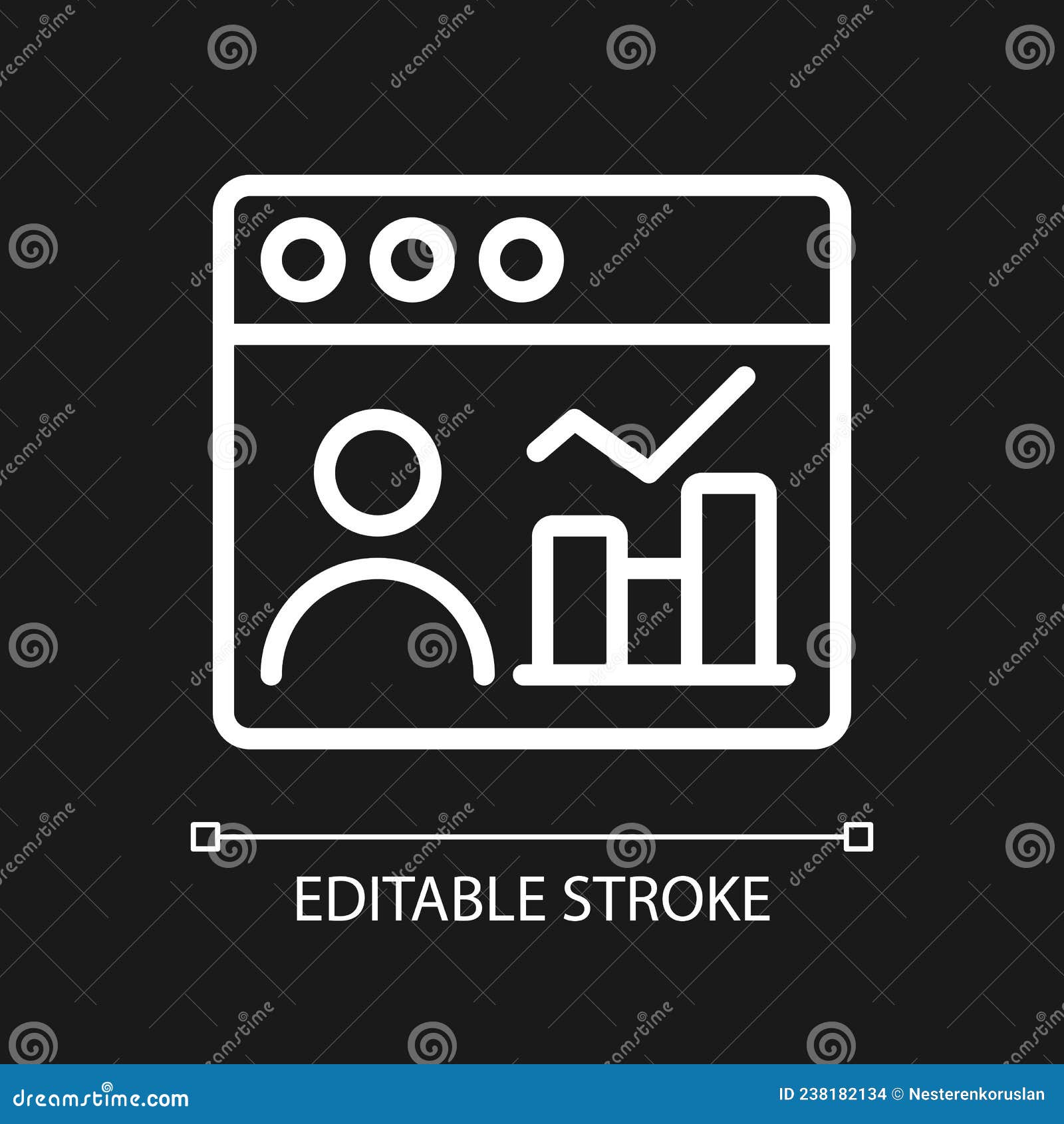 Social Media Data Mining White Linear Pixel Perfect Icon for Dark Theme ...