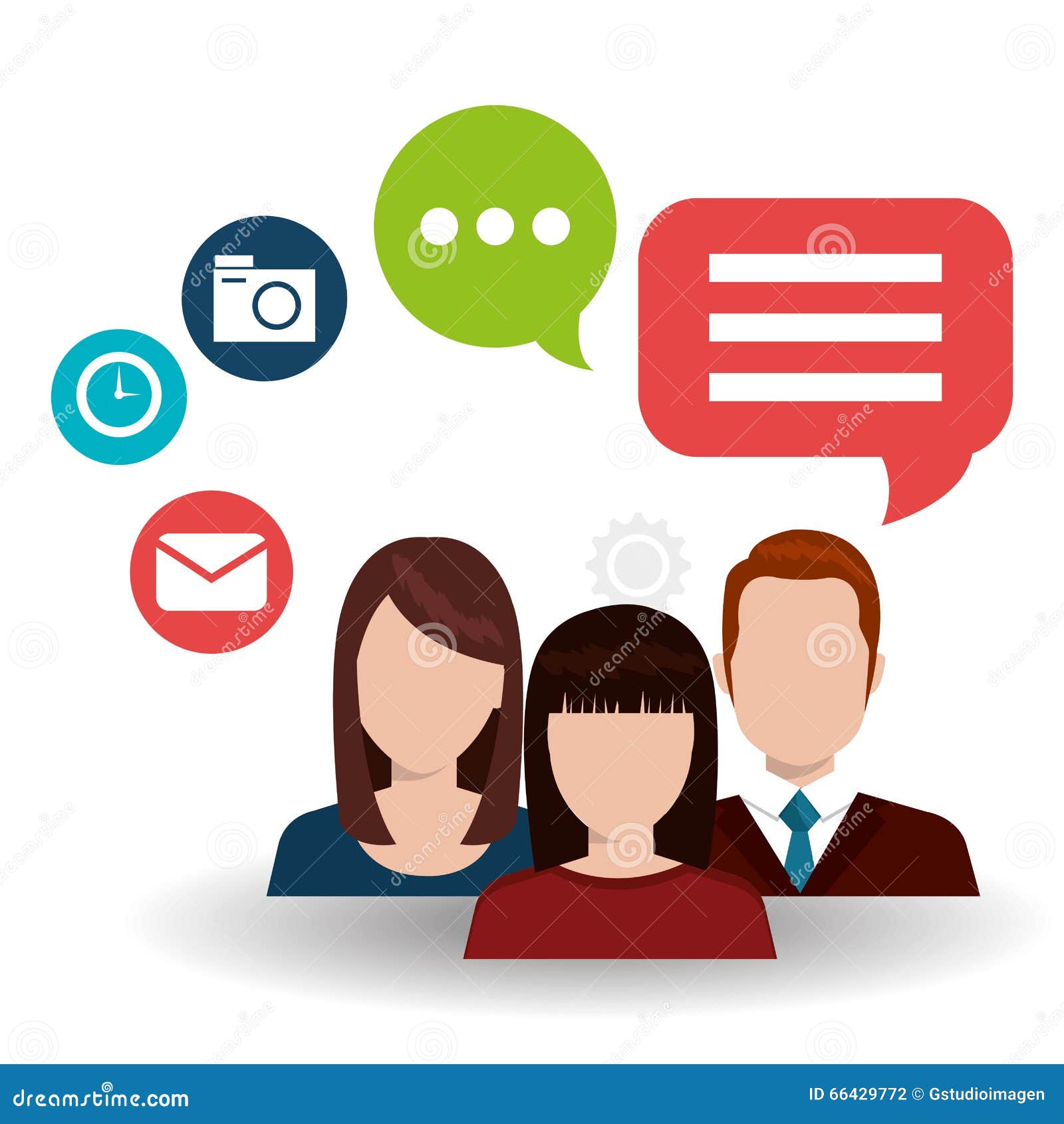 Social media design stock illustration. Illustration of business - 66429772