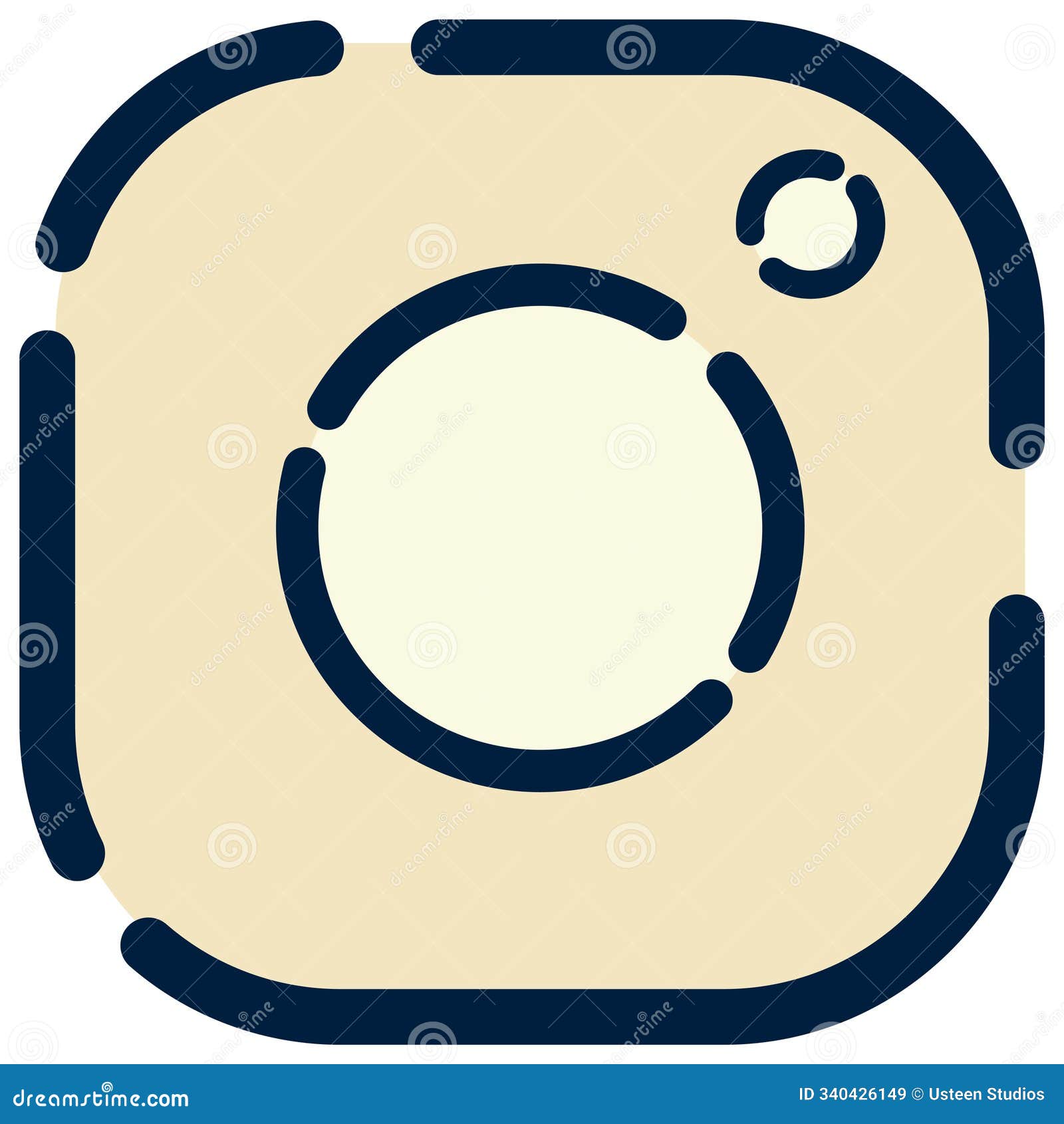 Instagram Icon - Downloadable Photo Sharing App Icon Stock Illustration ...