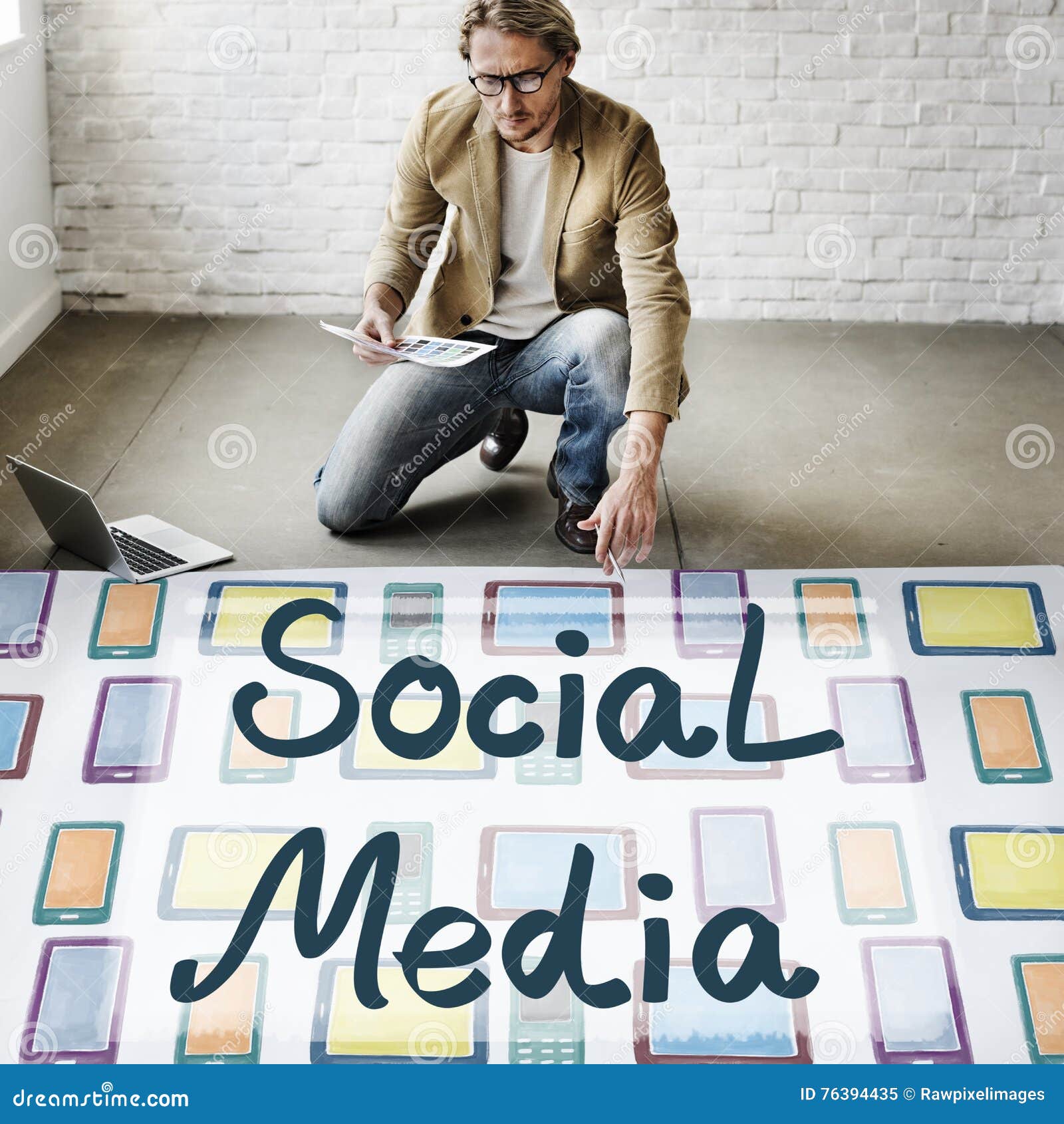 Social Media Globalization Connection Communication Concept Stock Image ...