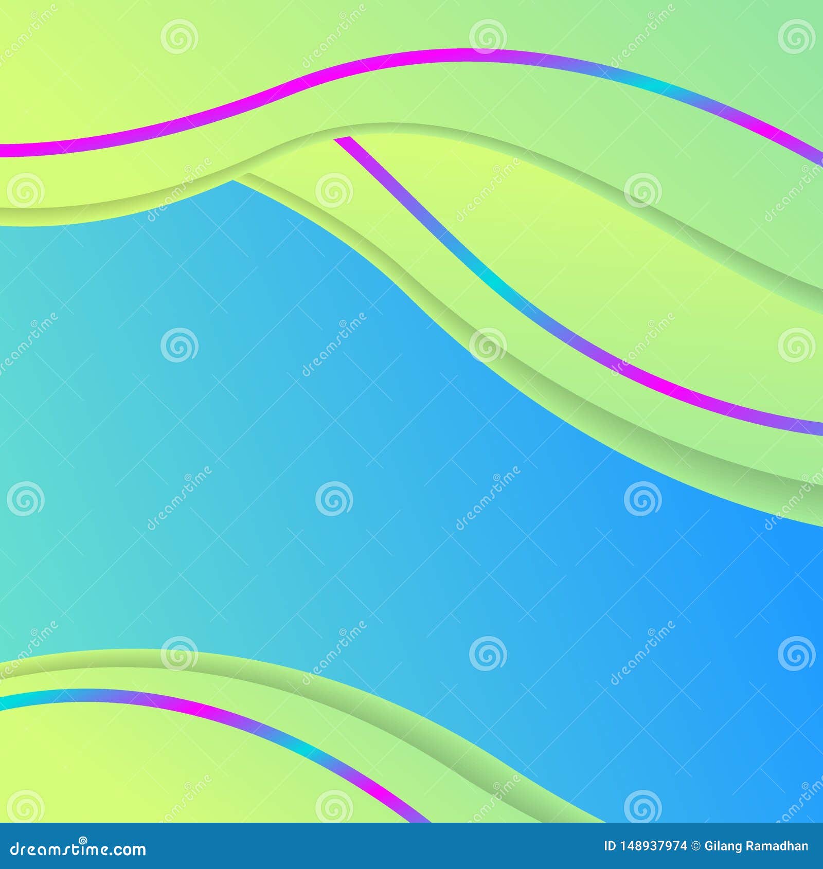 Social Media Gradient Background for Web Banner, Post, Feed, Vector ...