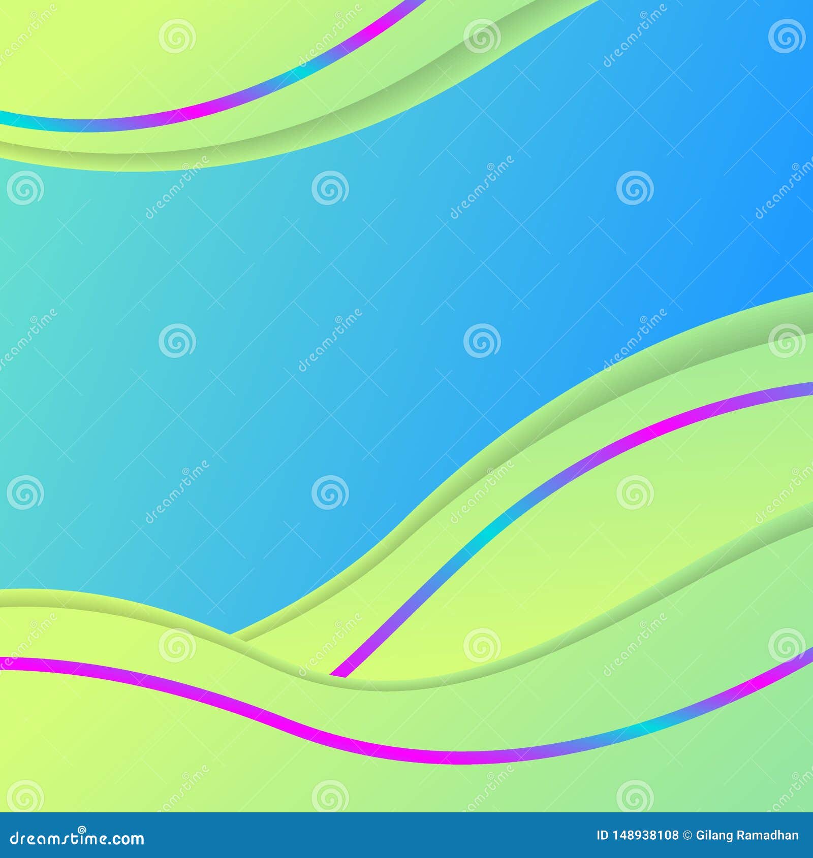 Social Media Gradient Background for Web Banner, Post, Feed, Vector ...