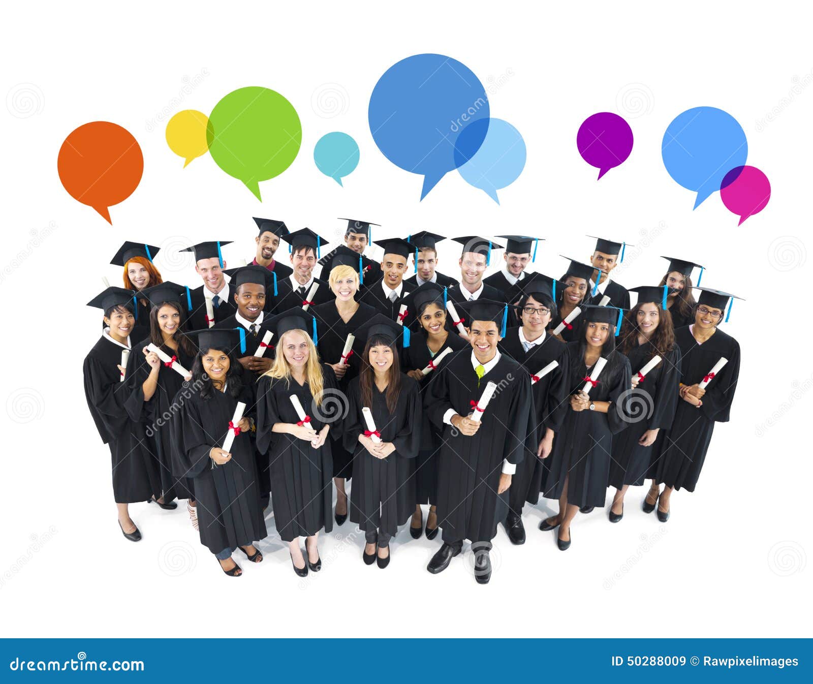 The Social Media Graduation Alumni Concept Stock Image - Image of ...