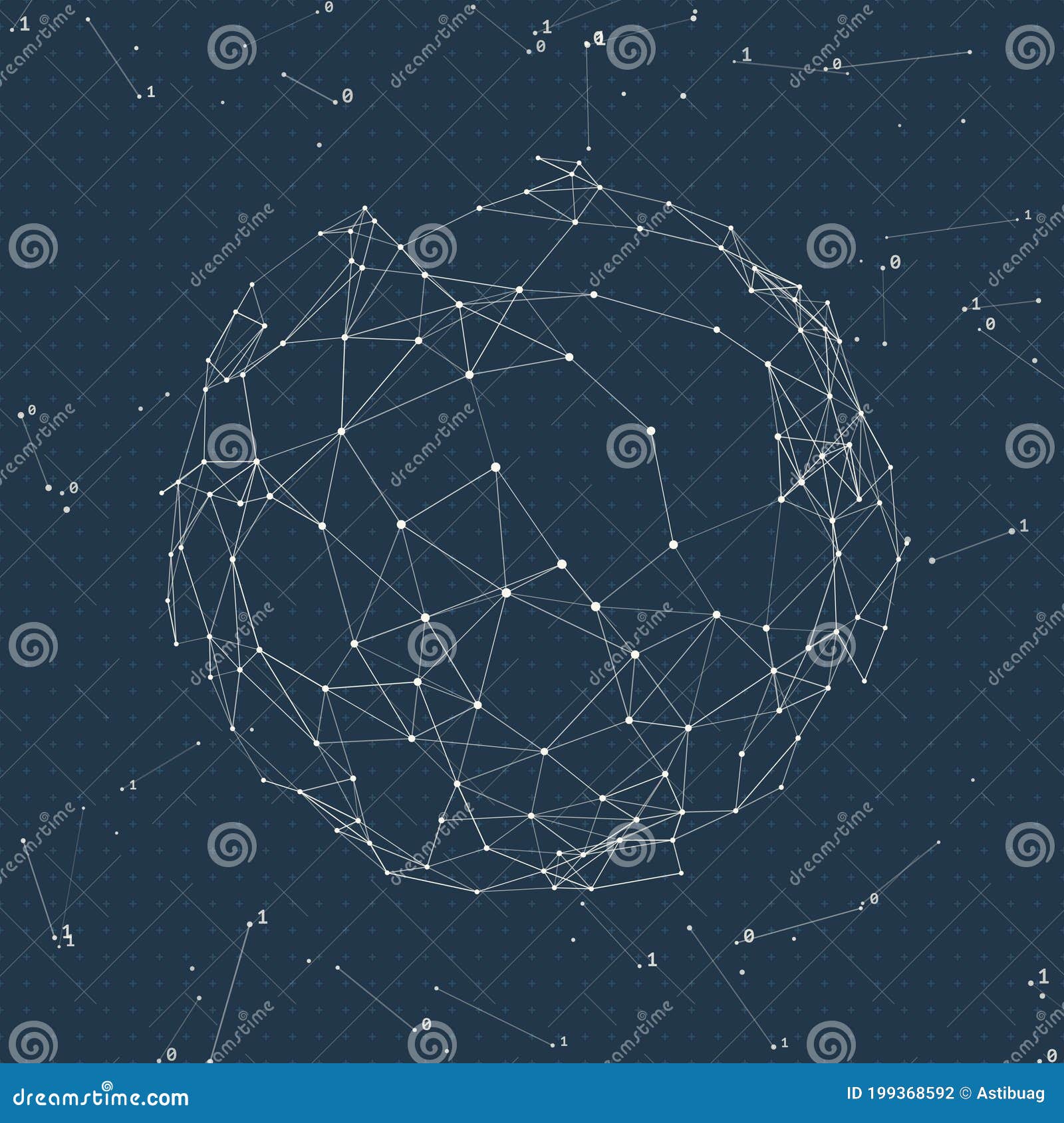 Social Media Graph Background. Connected Network of Users. Relationship ...