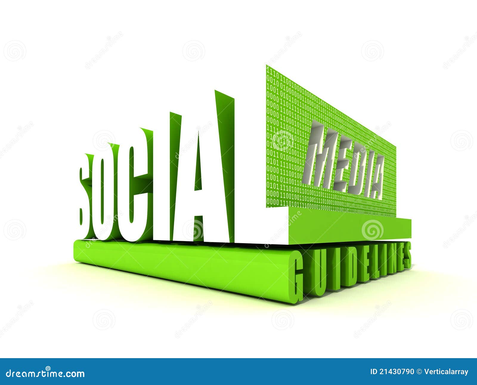 Social Media Guidelines stock illustration. Illustration of guidelines ...