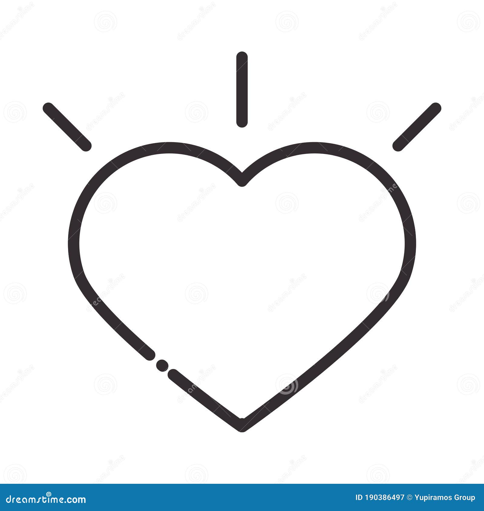 Social Media Heart Like Digital Internet Network Communicate Technology ...