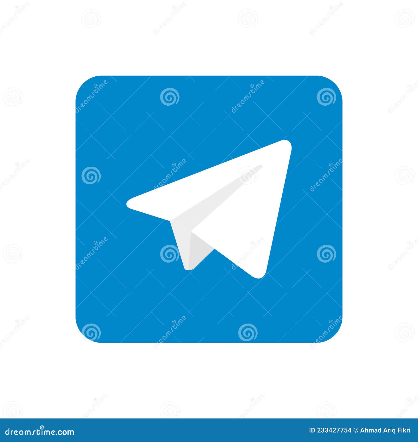 Social Media Icon Illustration Telegram. Telegram Icon Editorial Stock ...