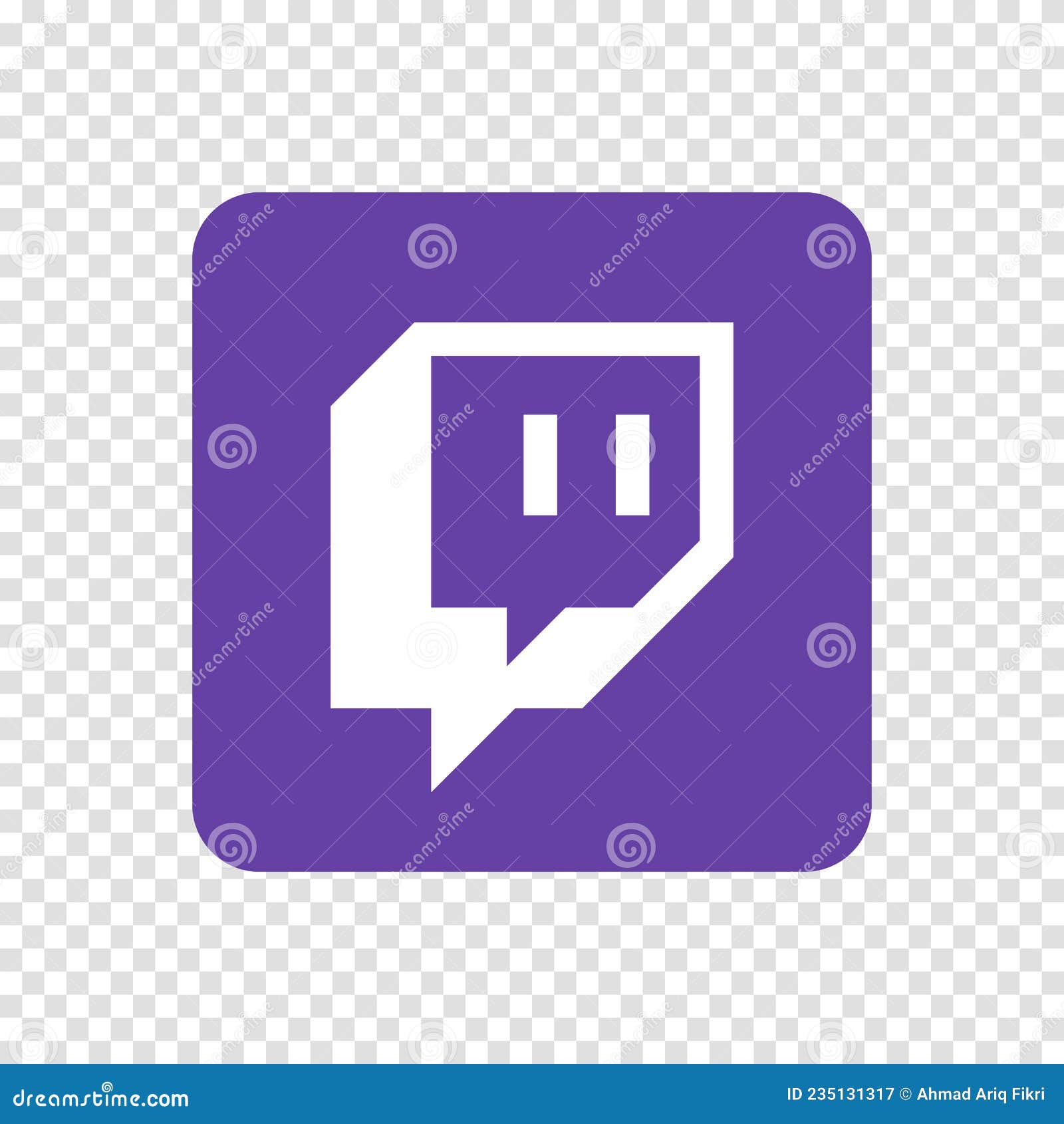 Twitch Vector Logo. Twitch Vector Icon.twitch Editorial | CartoonDealer ...