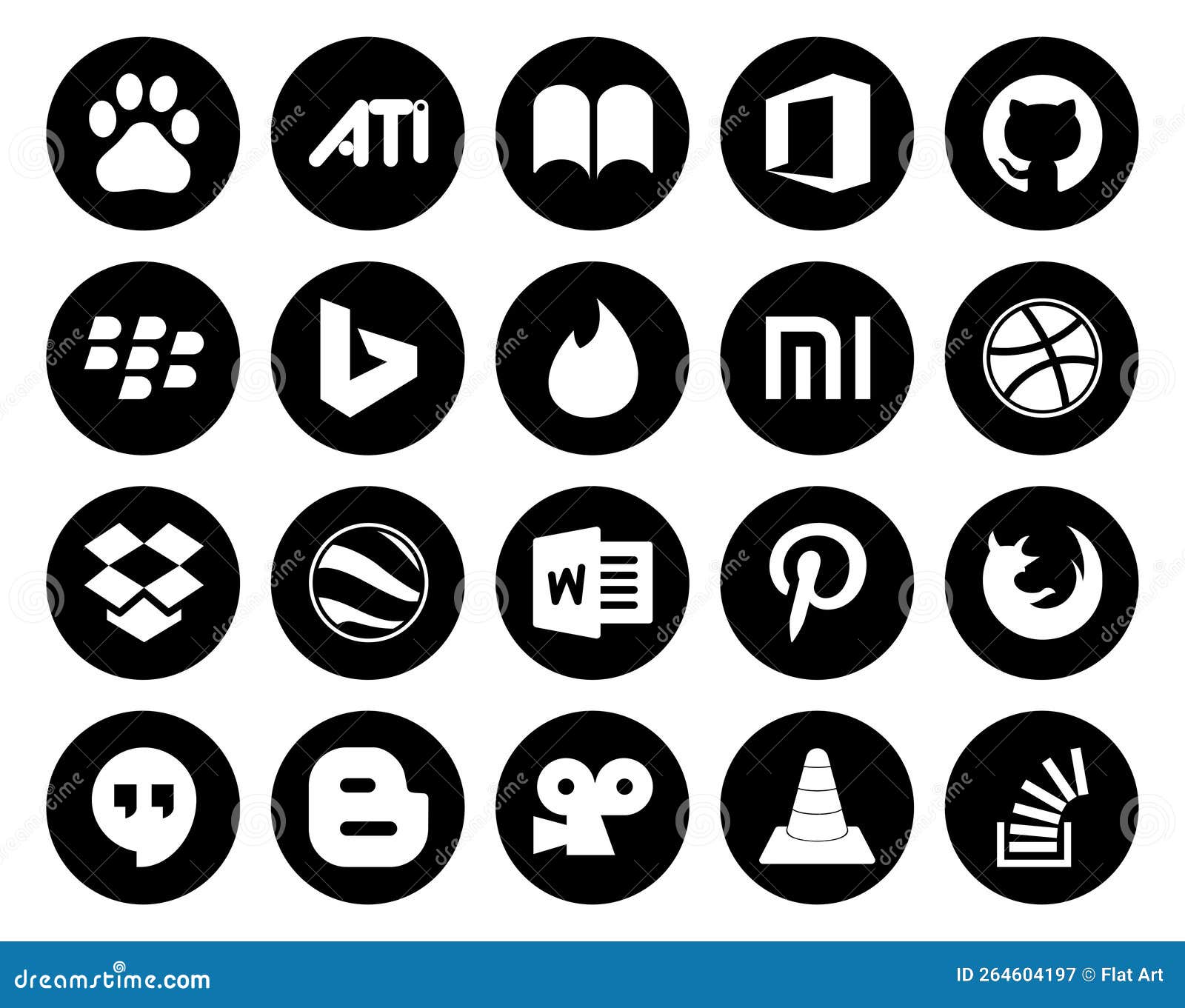 20 Social Media Icon Pack Including Blogger. Browser. Xiaomi. Firefox ...