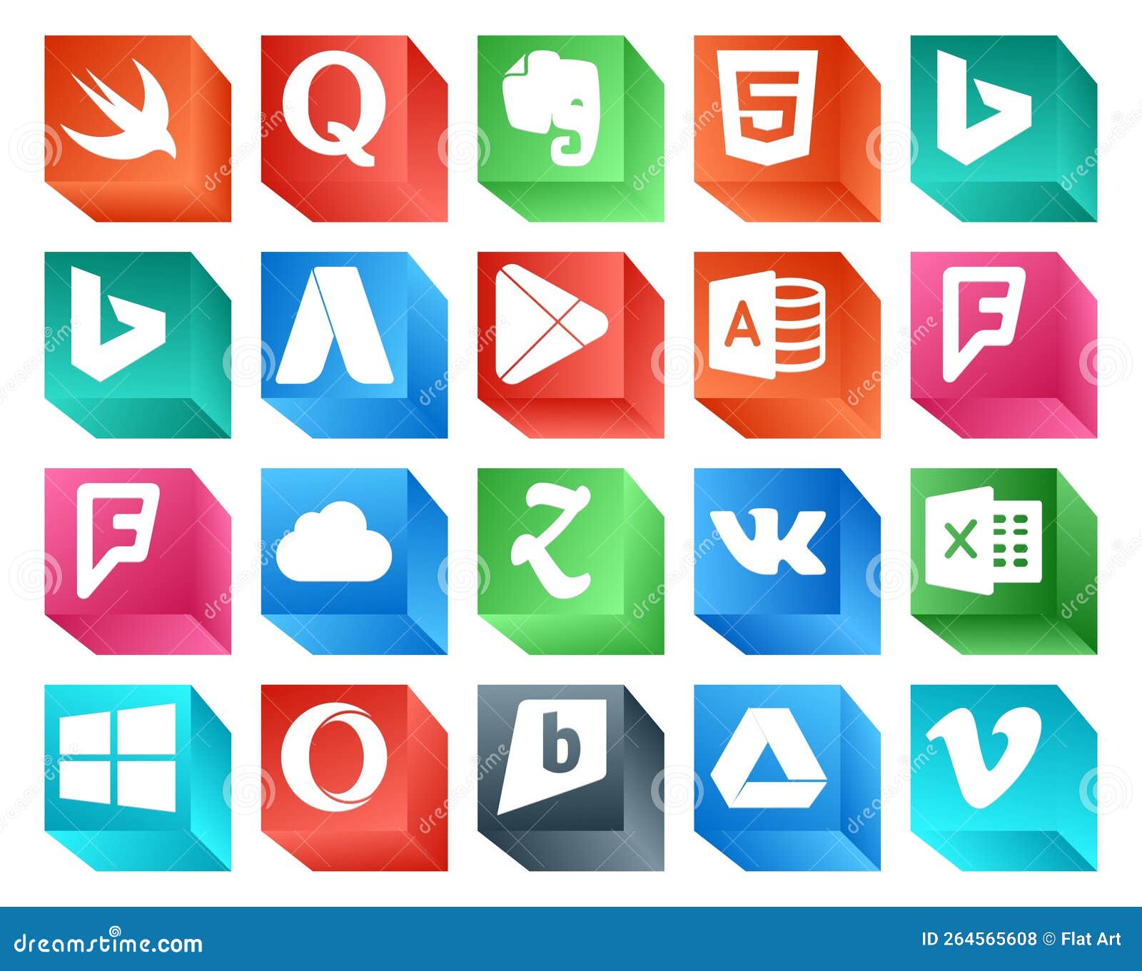 20 Social Media Icon Pack Including Brightkite. Windows. Apps. Excel ...