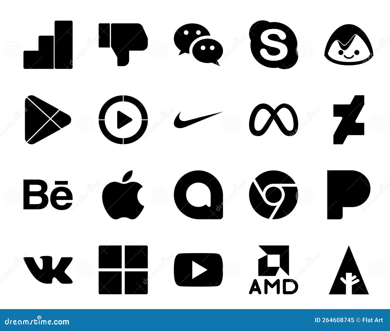 Google LLC. Apps From Google. Official Logotypes Of Google Apps. Google ...