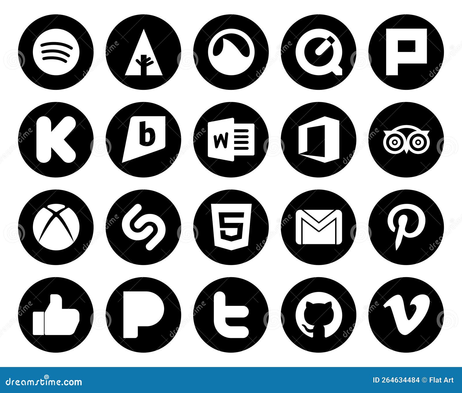 Pinterest Word Blocks Editorial Image | CartoonDealer.com #183830528