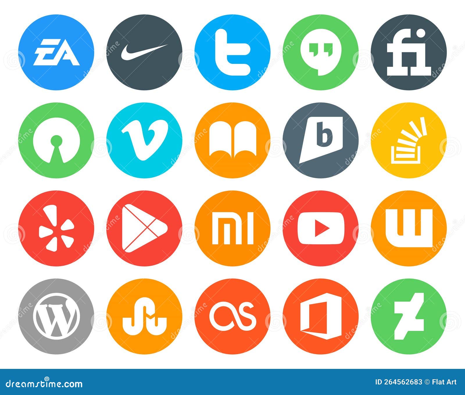 20 Social Media Icon Pack Including Yelp. Stock. Open Source. Question ...