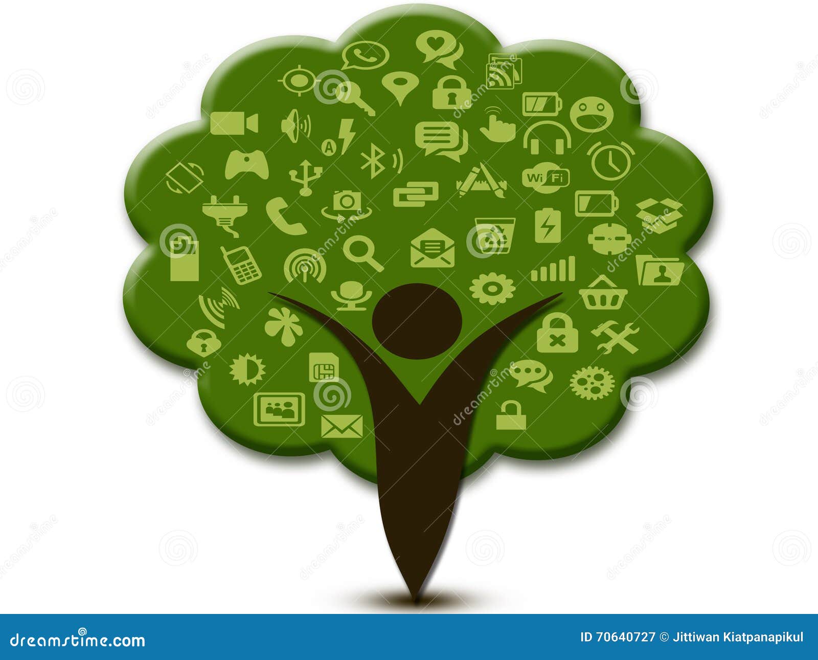 Human Trees Royalty-Free Stock Photography | CartoonDealer.com #53252543