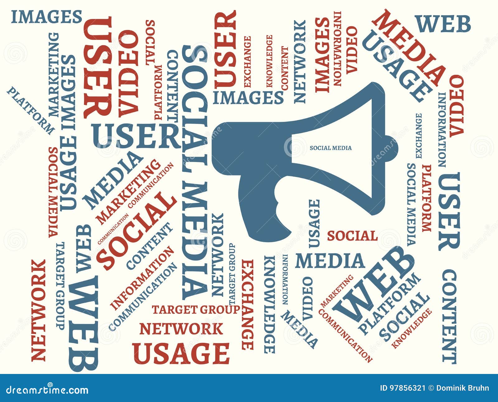 SOCIAL MEDIA - Image with Words Associated with the Topic SOCIAL MEDIA ...