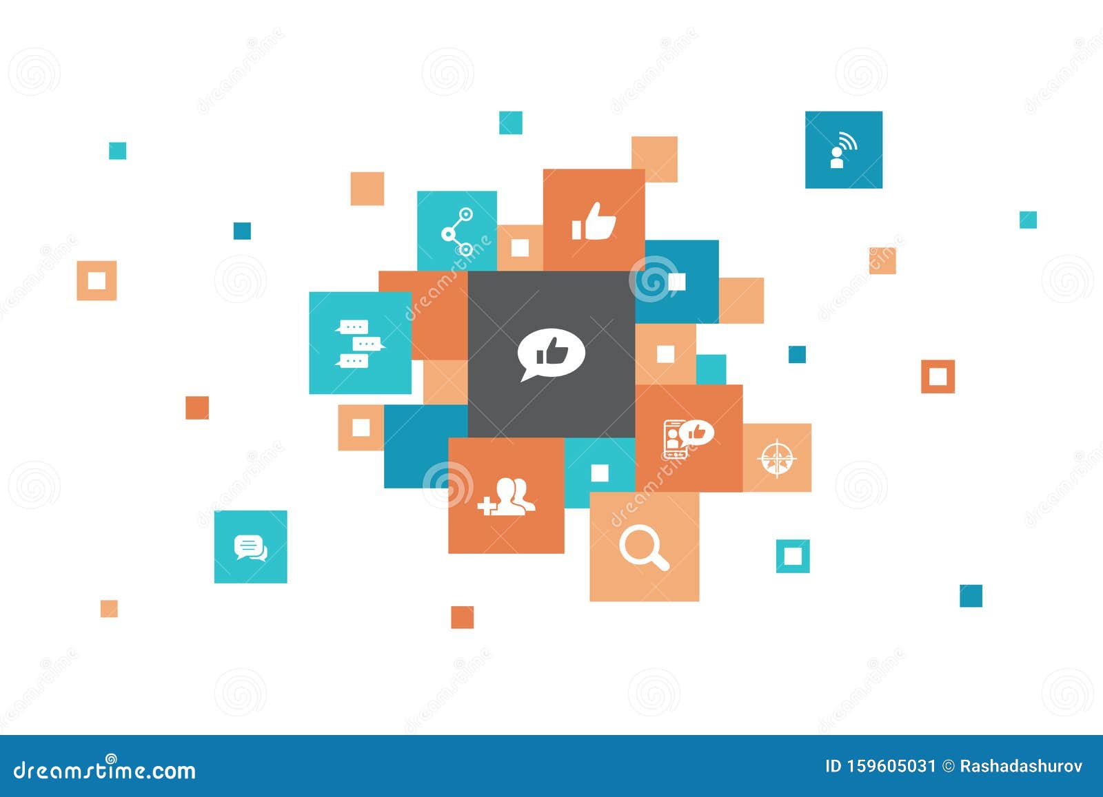 Social Media Infographic 10 Steps Pixel Stock Vector - Illustration of ... Social Media Infographic 10 Steps Pixel Stock Vector - Illustration of ...