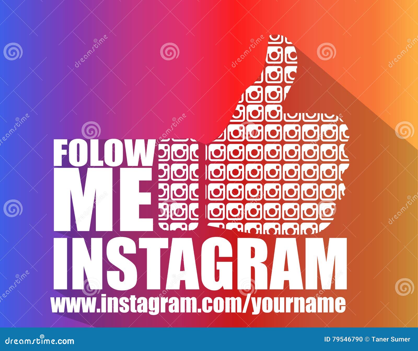 Social Media Instagram Flat Background Editorial Image - Illustration ...