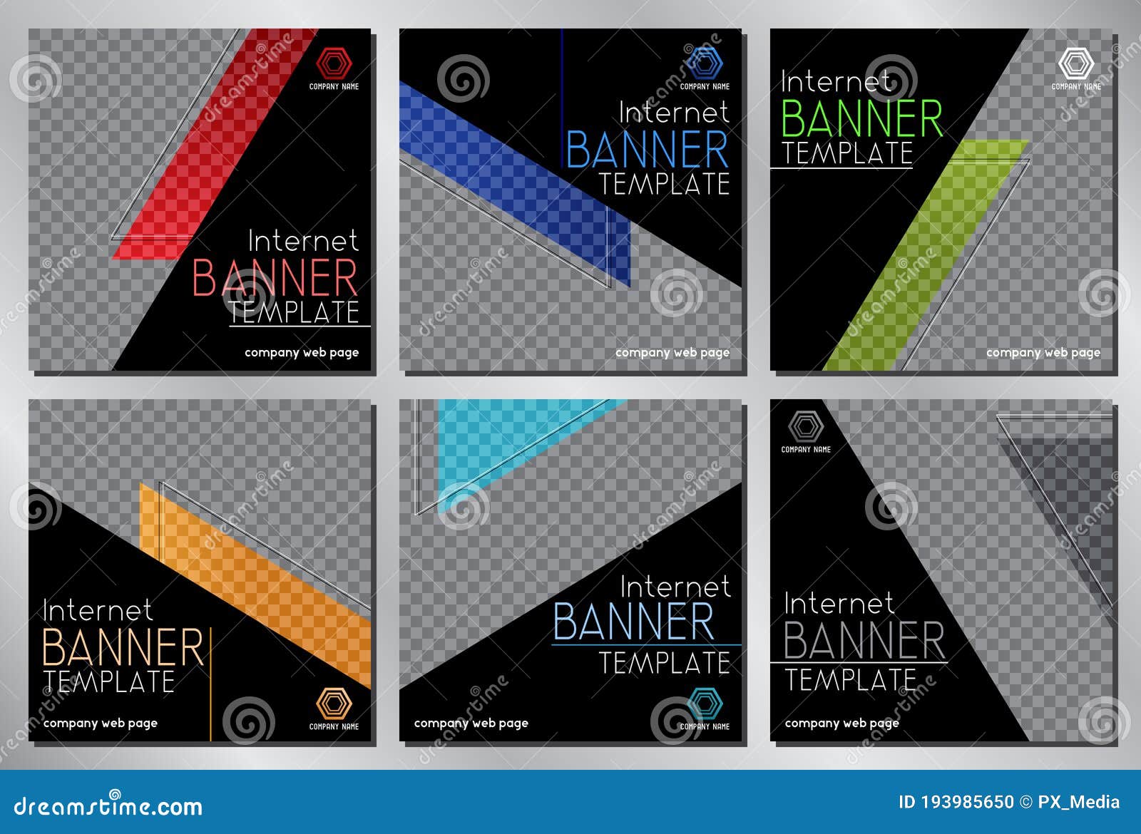 Social Media, Internet Banner Template - Vector Illustration Stock ...