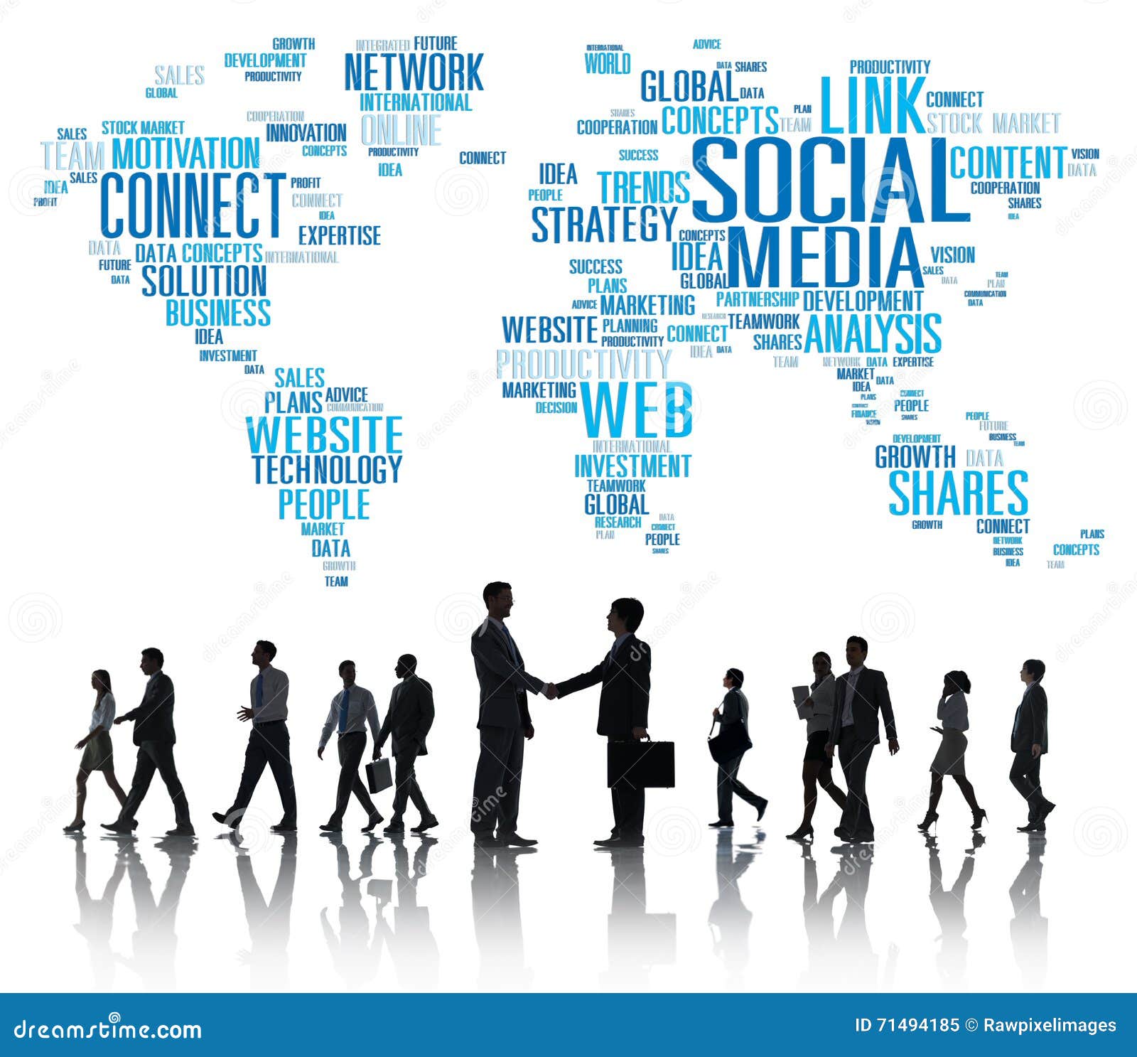 Social Media Internet Connection Global Communications Networking ...