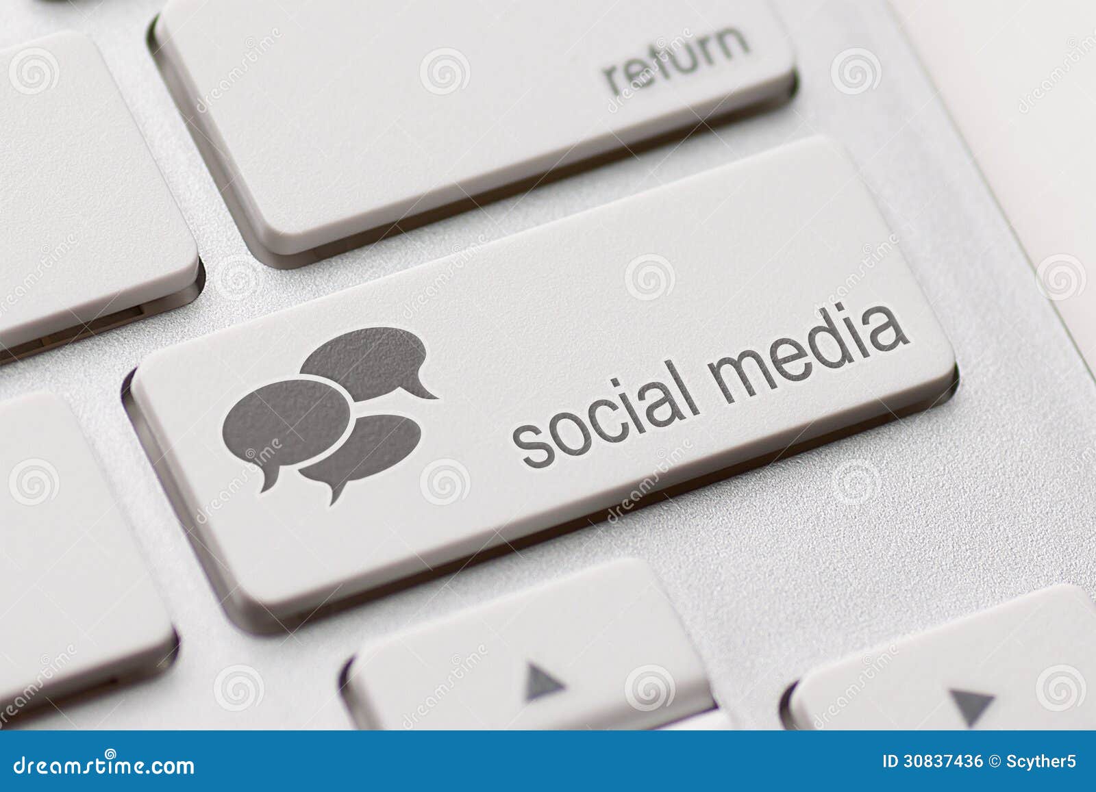 Social Media keyboard stock photo. Image of closeup, discussion - 30837436