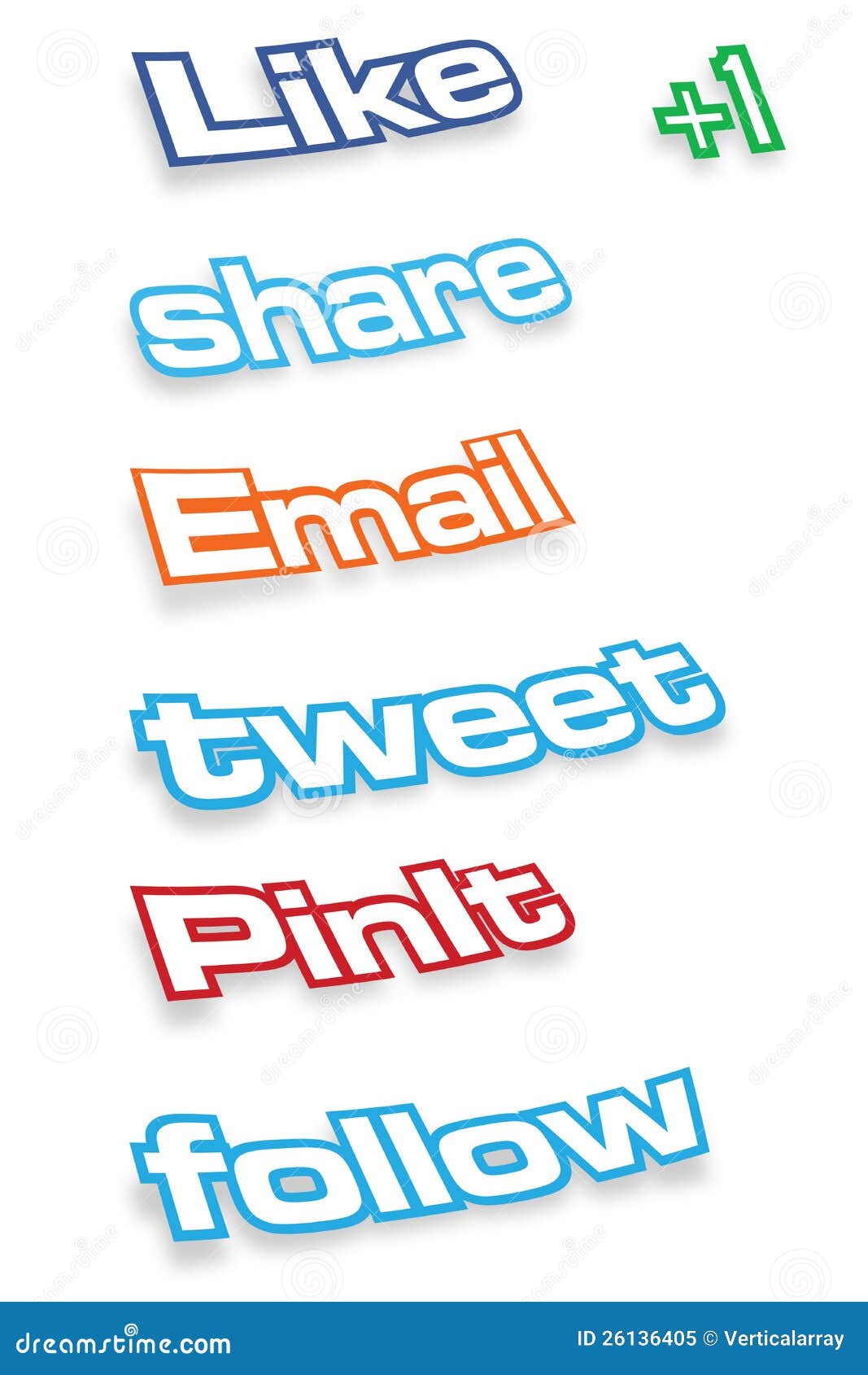 Social Media Labels stock illustration. Illustration of advertising ...