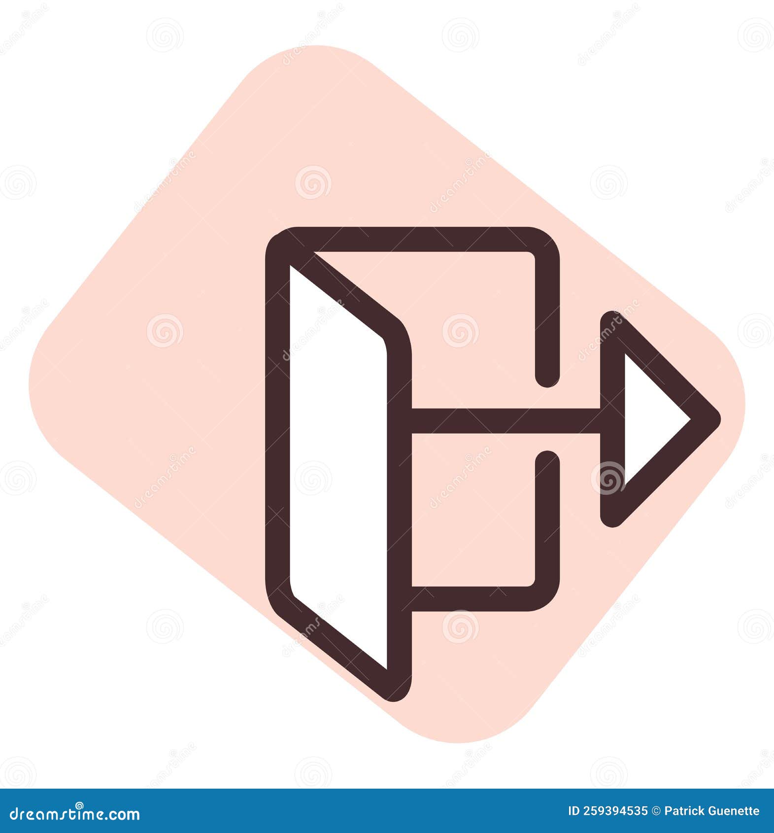 Social Media Leave Button, Icon Stock Vector - Illustration of outline ...