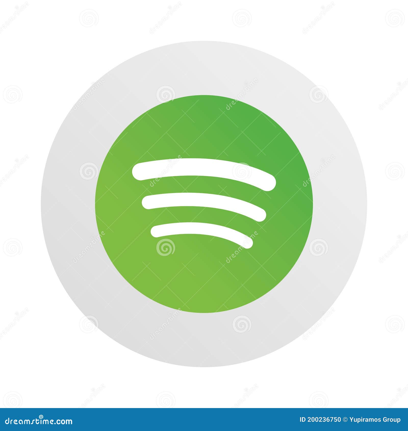 Web Spotify Application Functionality Template Editorial Photo ...