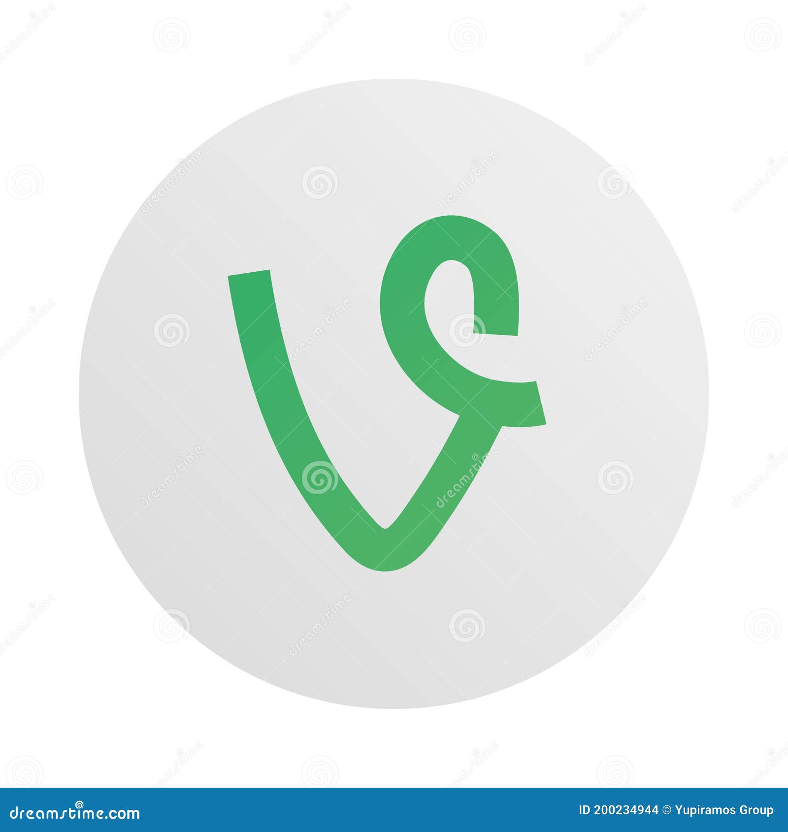 Social Media Logo, Vine Create and Publish Short Videos Played in Loop ...