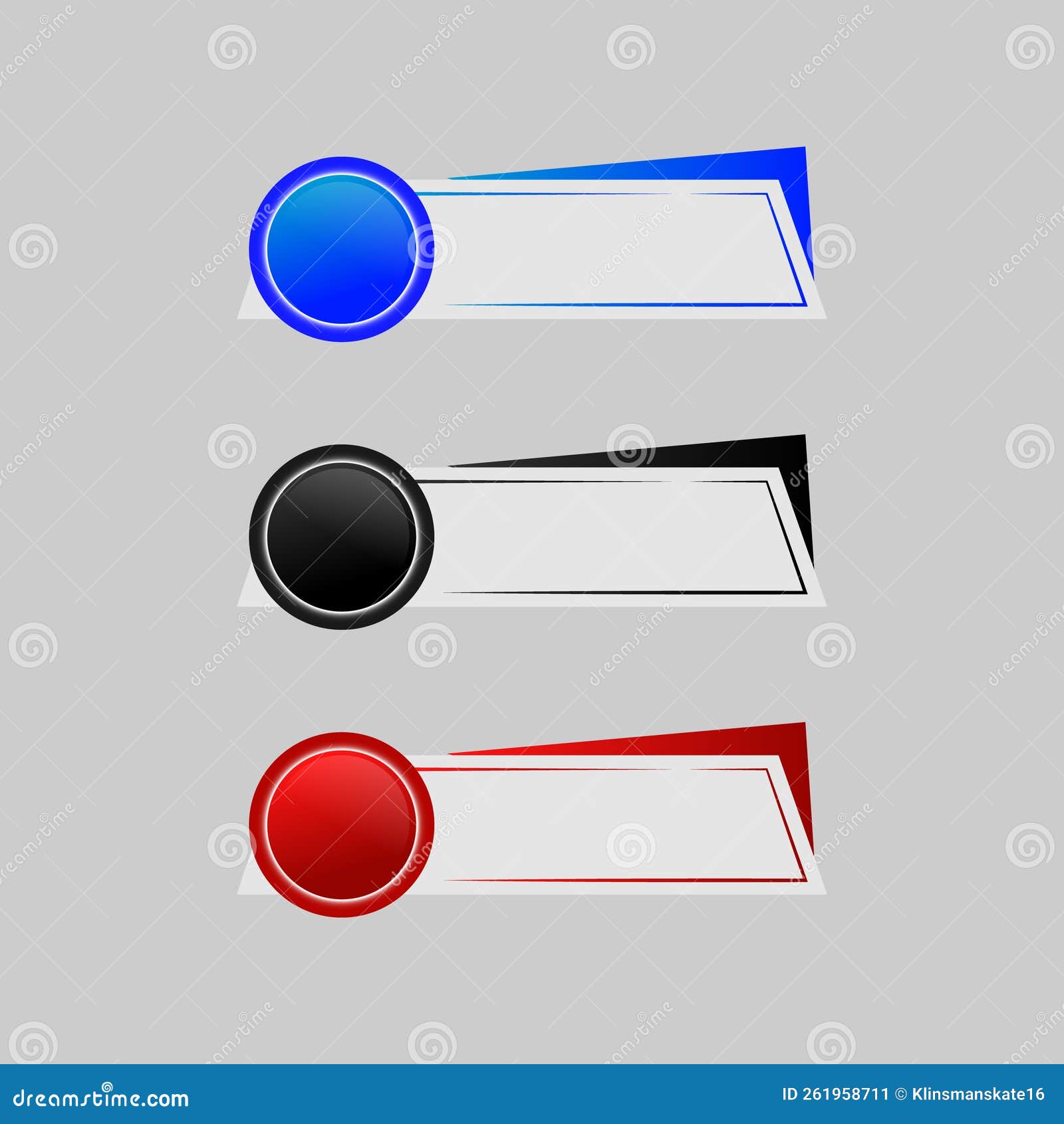 Social Media Lower Third Icon Design Stock Vector - Illustration of ...