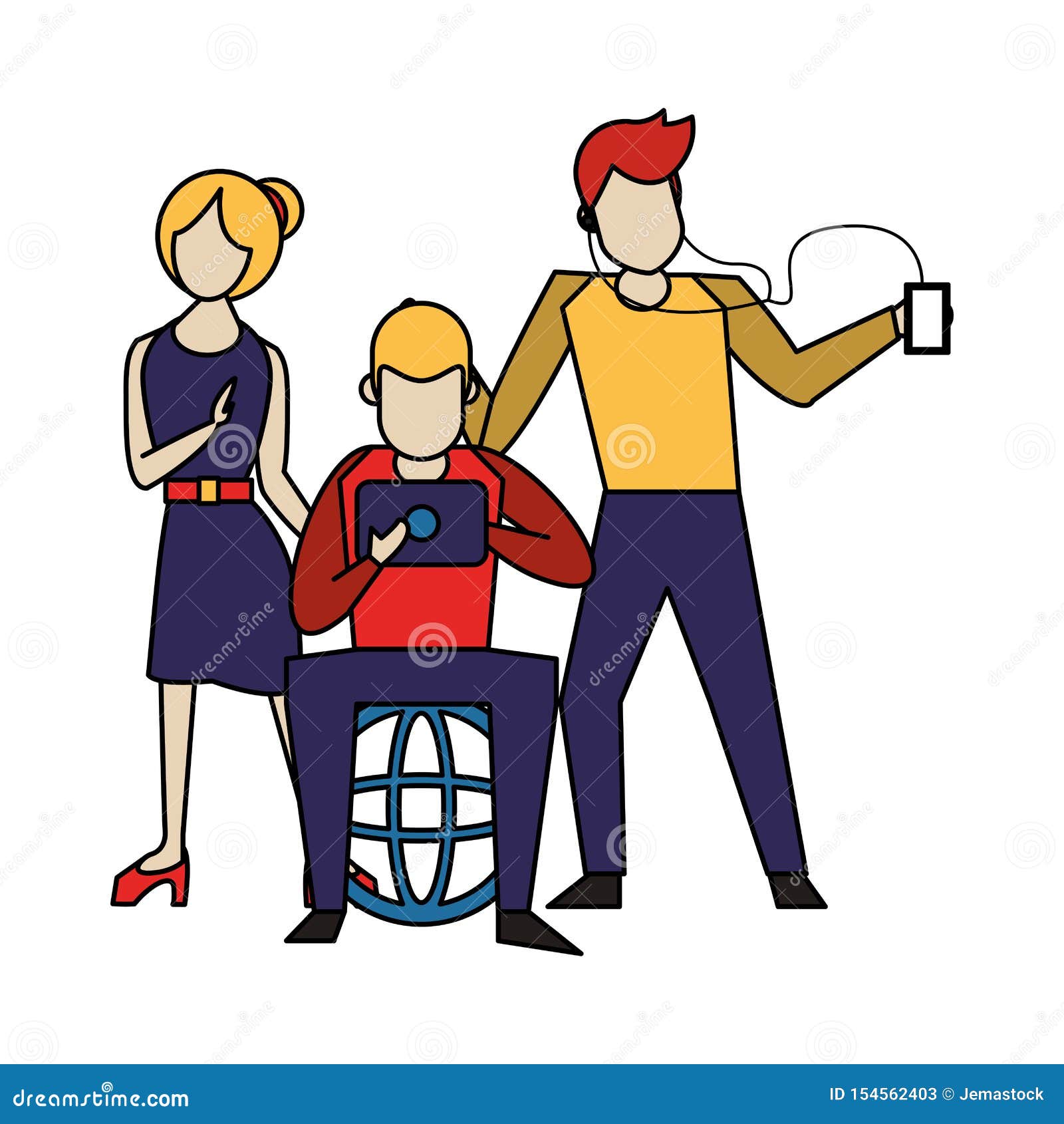 Social Media Network Chatting Cartoon Stock Vector - Illustration of ...