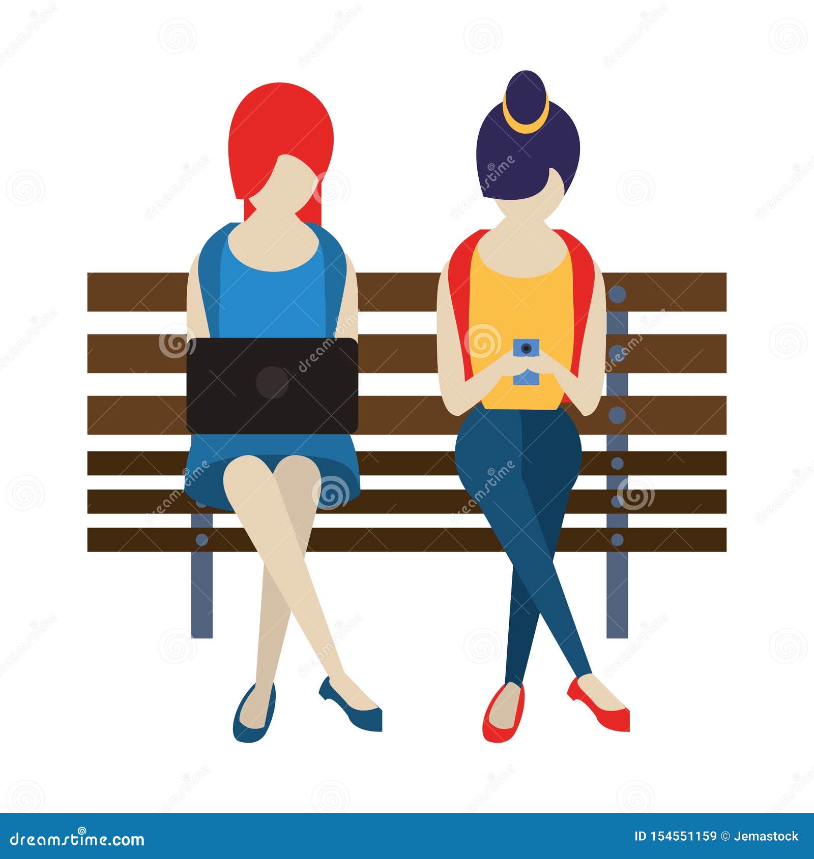 Social Media Network Chatting Cartoon Stock Vector - Illustration of ...