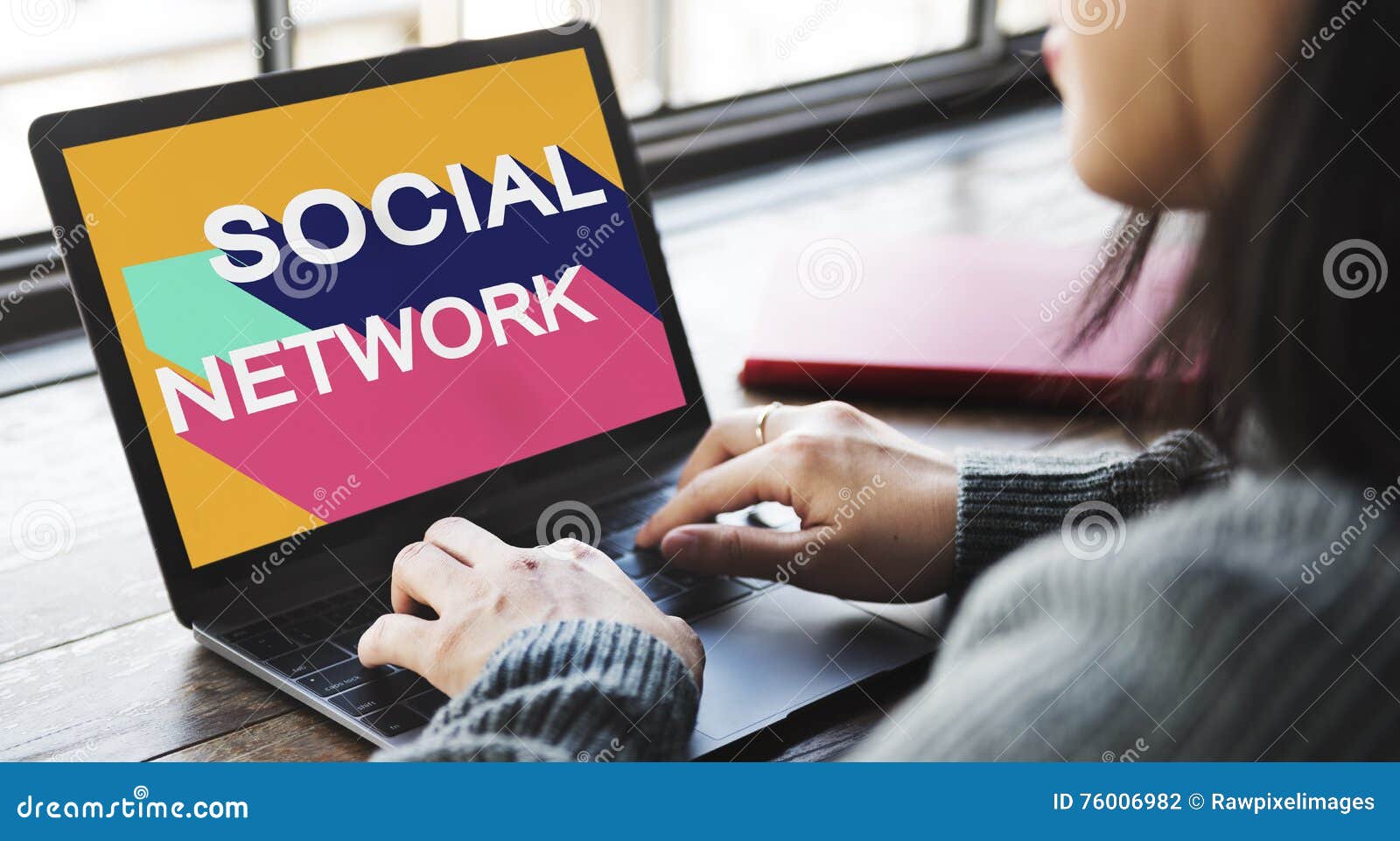 Social Media Network Community Connection Chat Concept Stock Photo ...